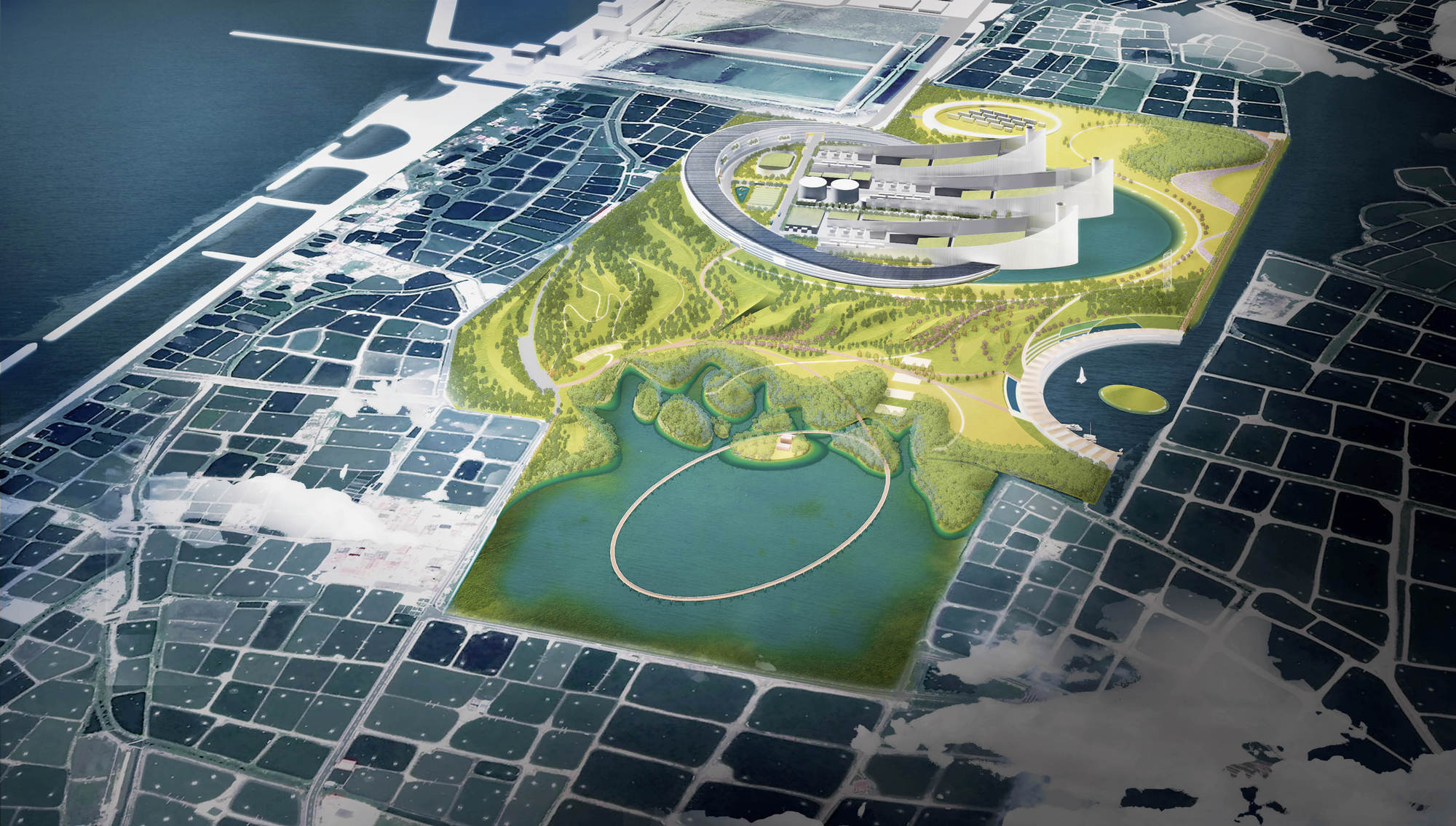 Gallery of A Futuristic Amusement Park and an Ecological Power Plant ...