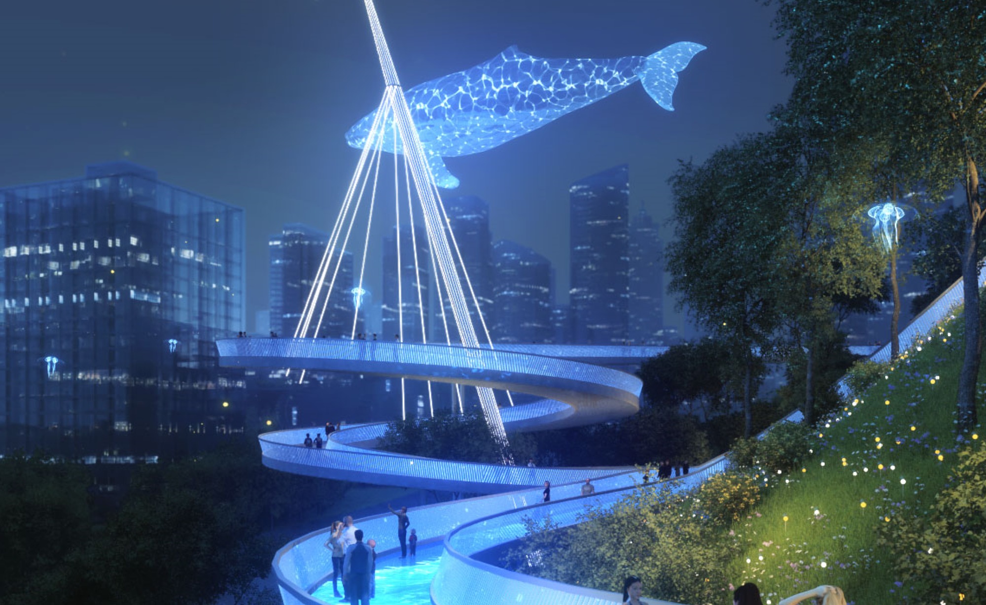 Gallery of A Futuristic Amusement Park and an Ecological Power Plant ...