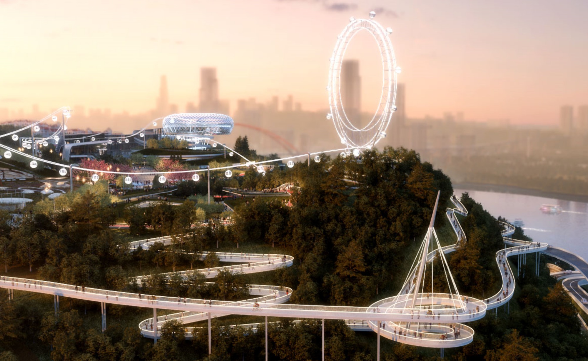 Gallery of A Futuristic Amusement Park and an Ecological Power Plant ...