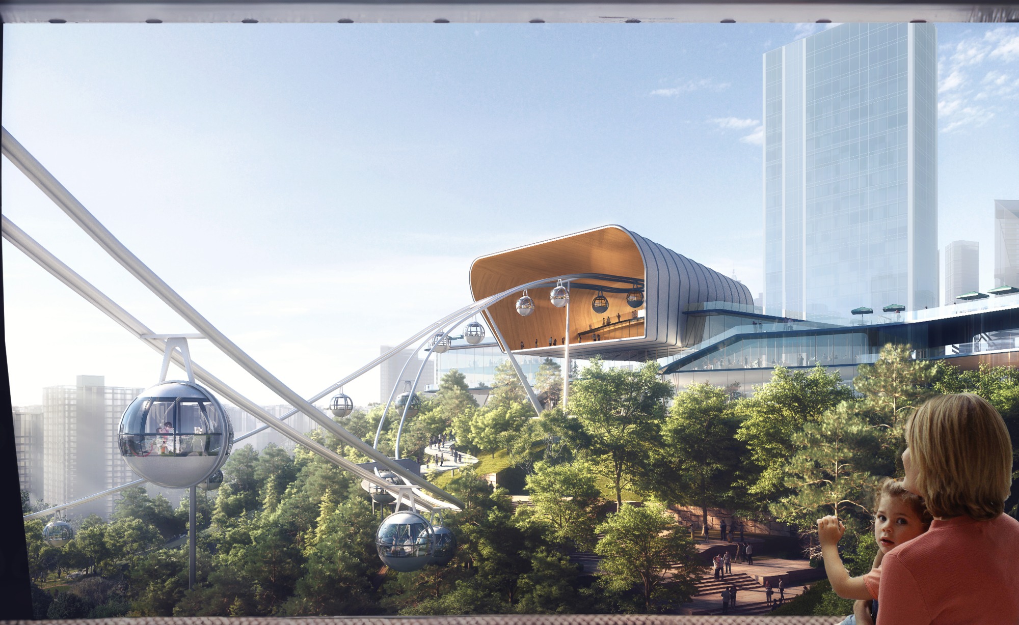 Gallery of A Futuristic Amusement Park and an Ecological Power Plant ...