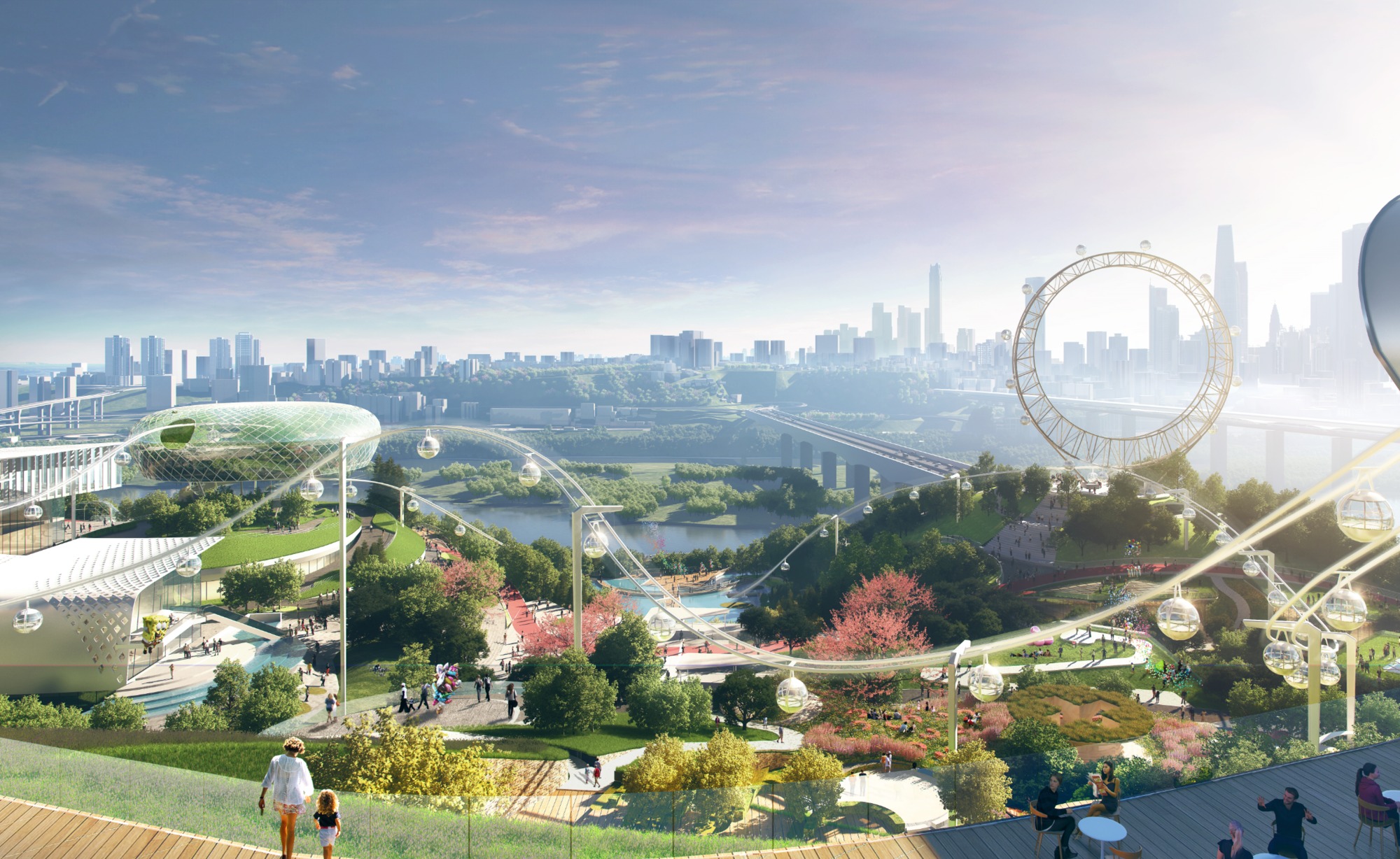 Gallery of A Futuristic Amusement Park and an Ecological Power Plant ...