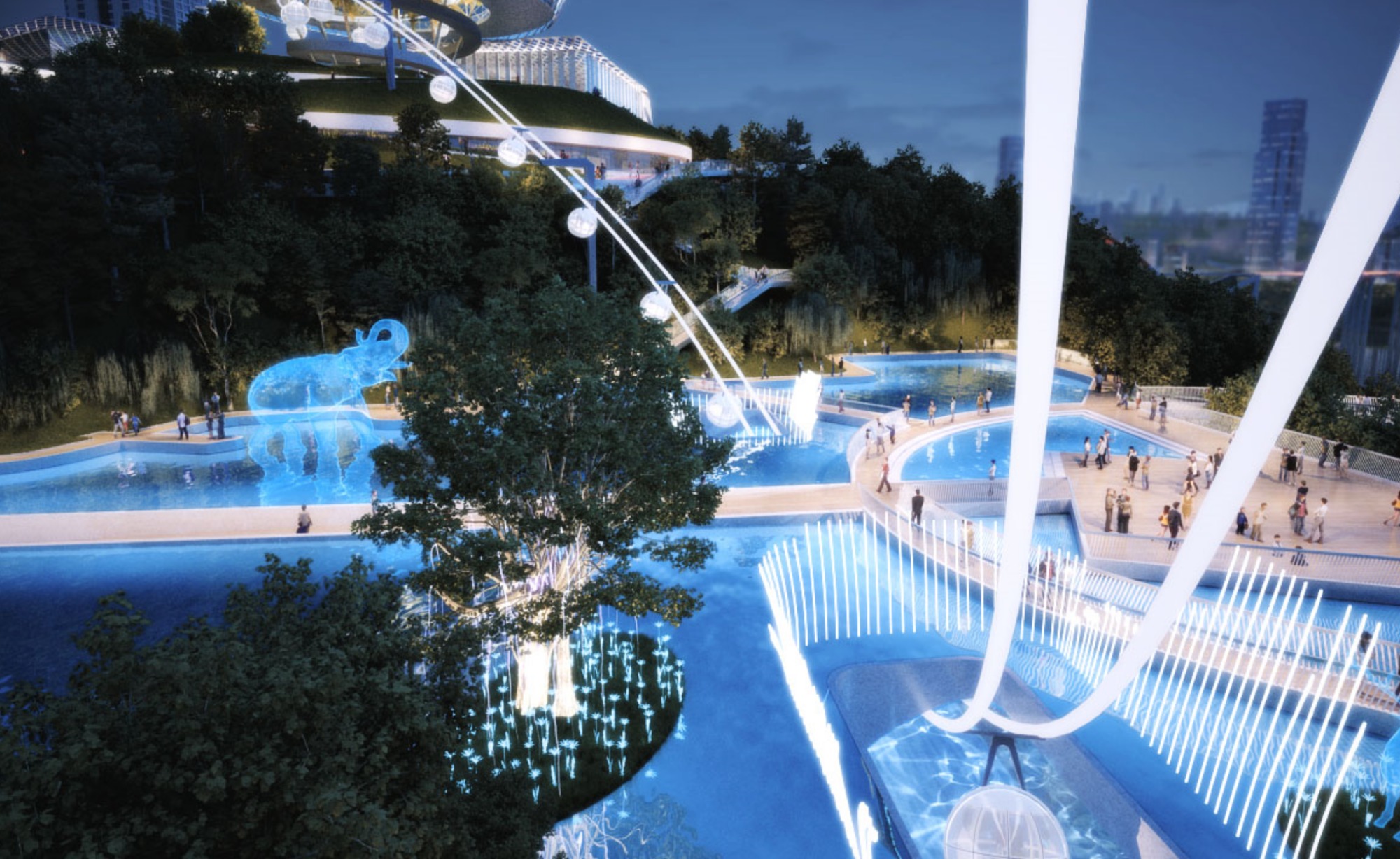 Gallery of A Futuristic Amusement Park and an Ecological Power Plant ...