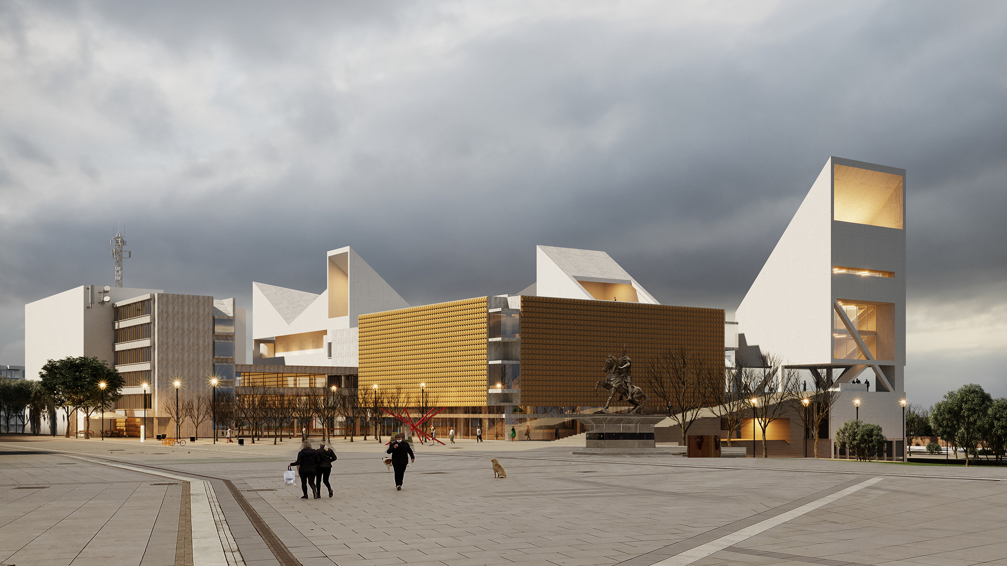 Gallery of A Futuristic Amusement Park and an Ecological Power Plant ...