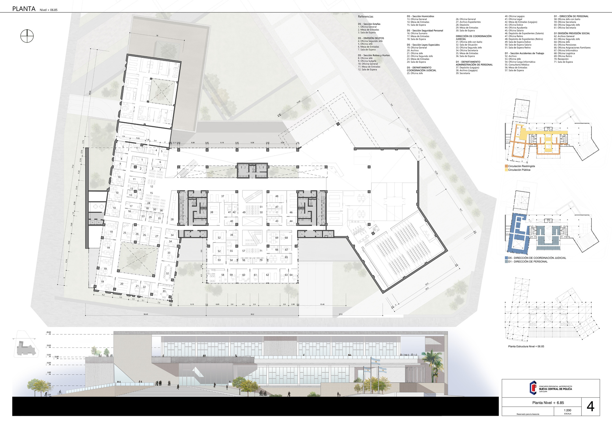 Galería De Abch Arquitectura Diseña La Nueva Central De Policía De San