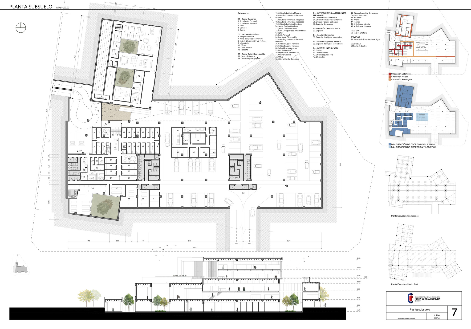 Galería De Abch Arquitectura Diseña La Nueva Central De Policía De San