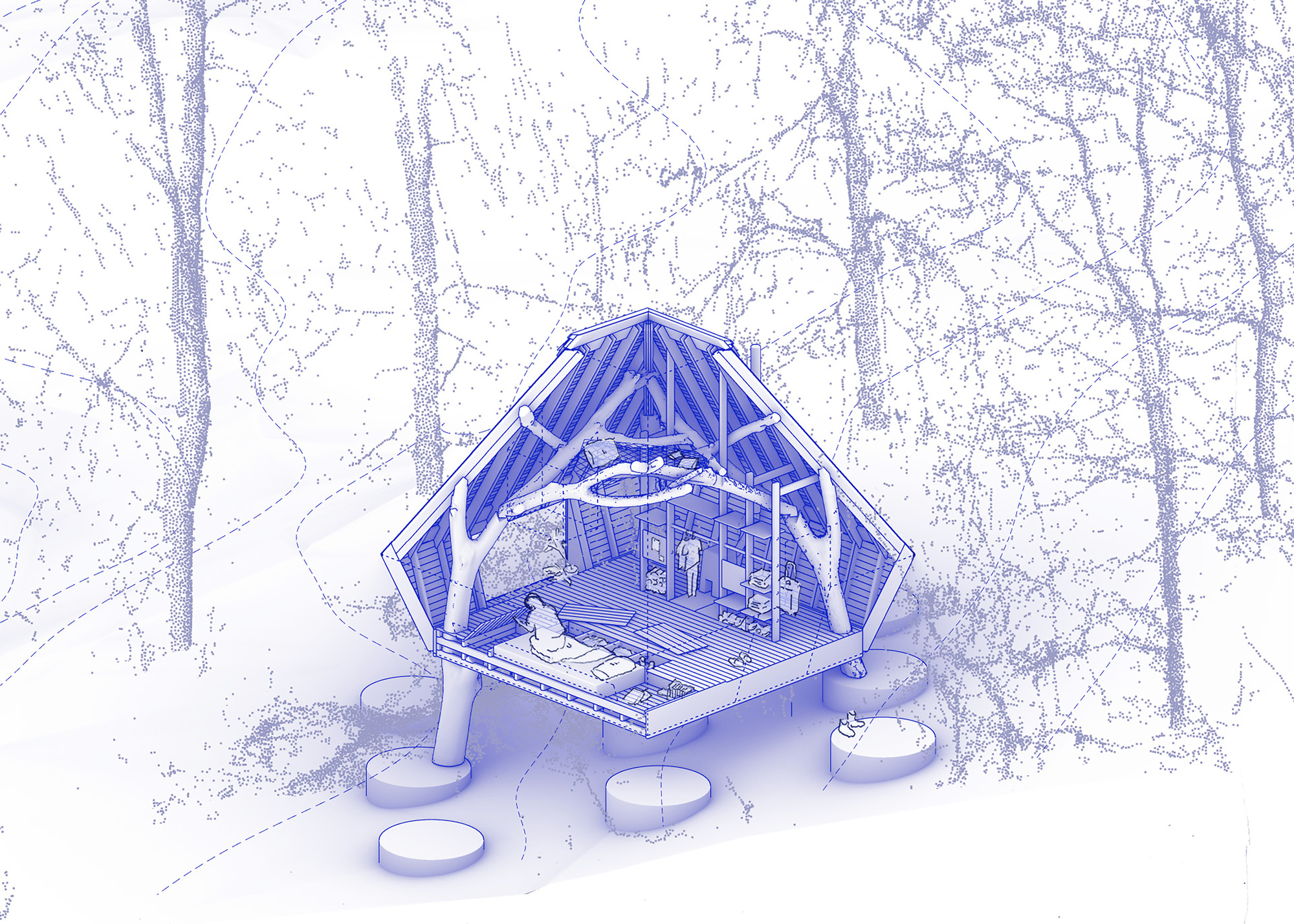 Gallery of Woodland Cabin / AA Design and Make - 26