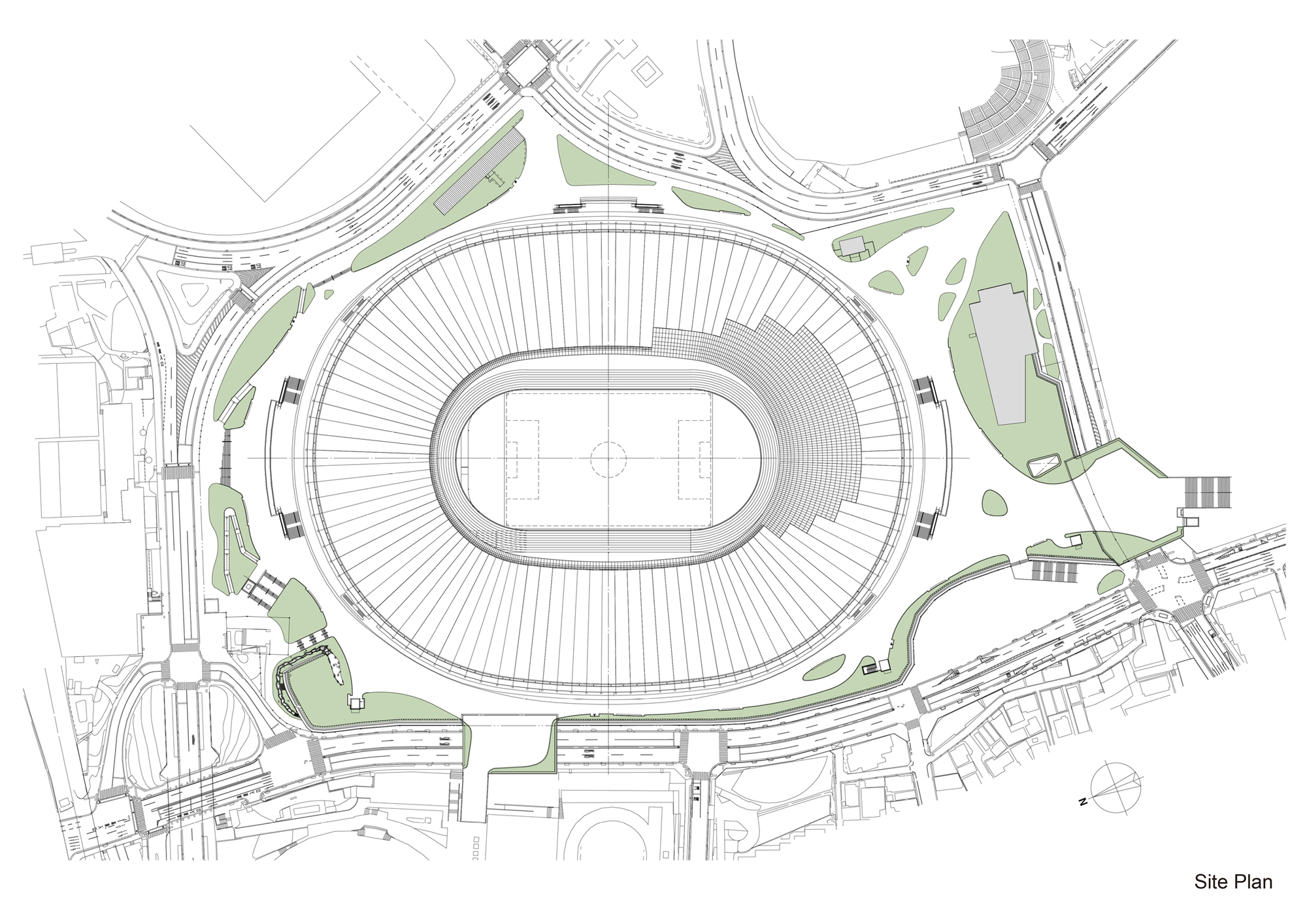 Gallery of Japan National Stadium / Kengo Kuma & Associates + Taisei ...