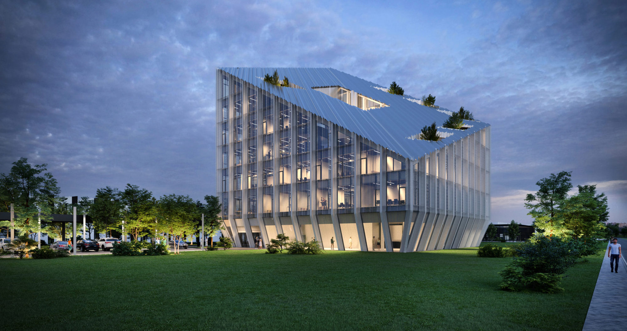 Gallery of A Low-Tech Office Building and a Vineyard Hotel: 14 Unbuilt ...
