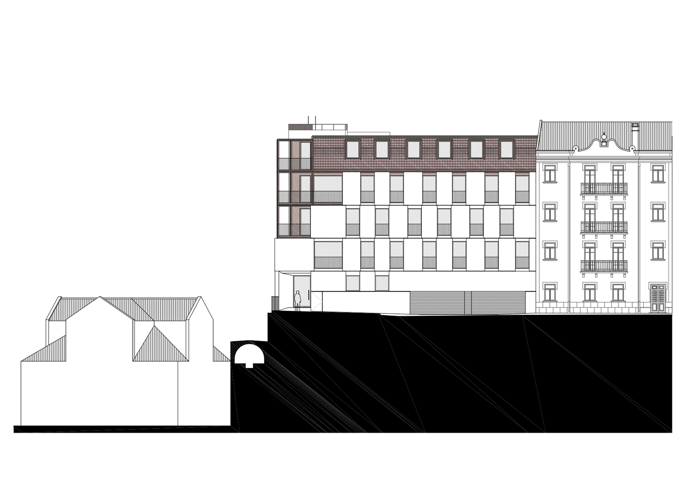 Gallery of Residential Building by the Aqueduct / António Costa Lima ...