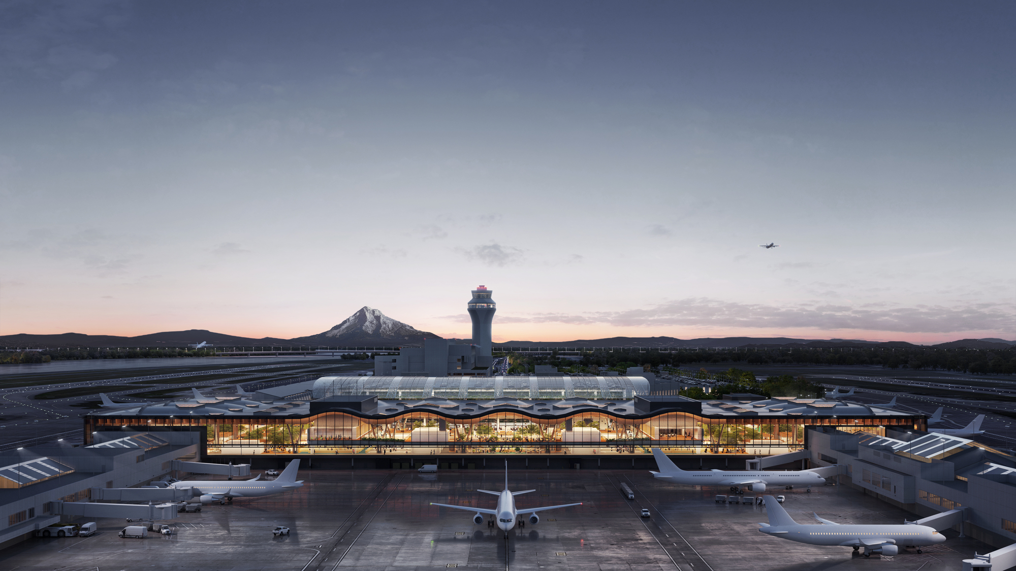 Gallery of ZGF Gives a New Look at Portland International Airport's New ...