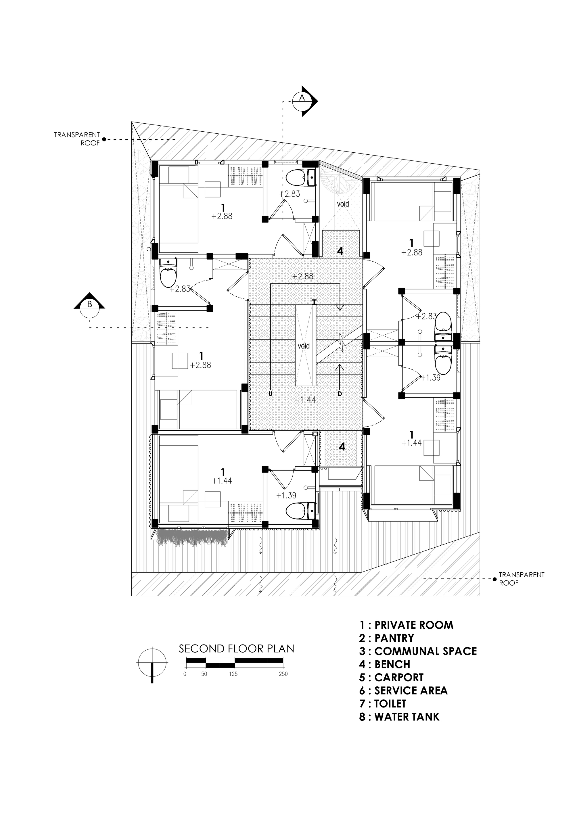 Galeria de Hotel Stack By Step Red Zone / Ismail Solehudin Architecture ...
