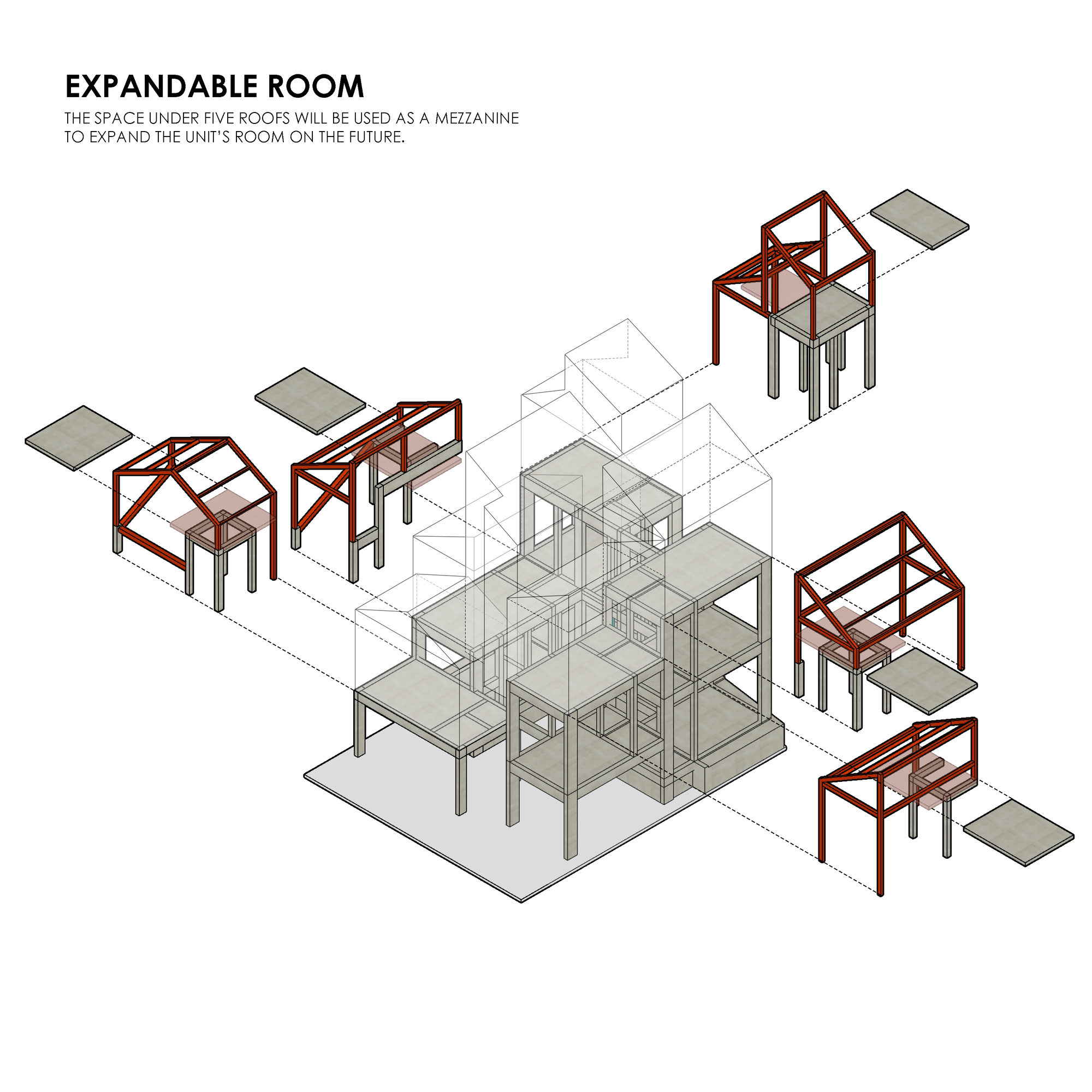 Galeria de Hotel Stack By Step Red Zone / Ismail Solehudin Architecture ...