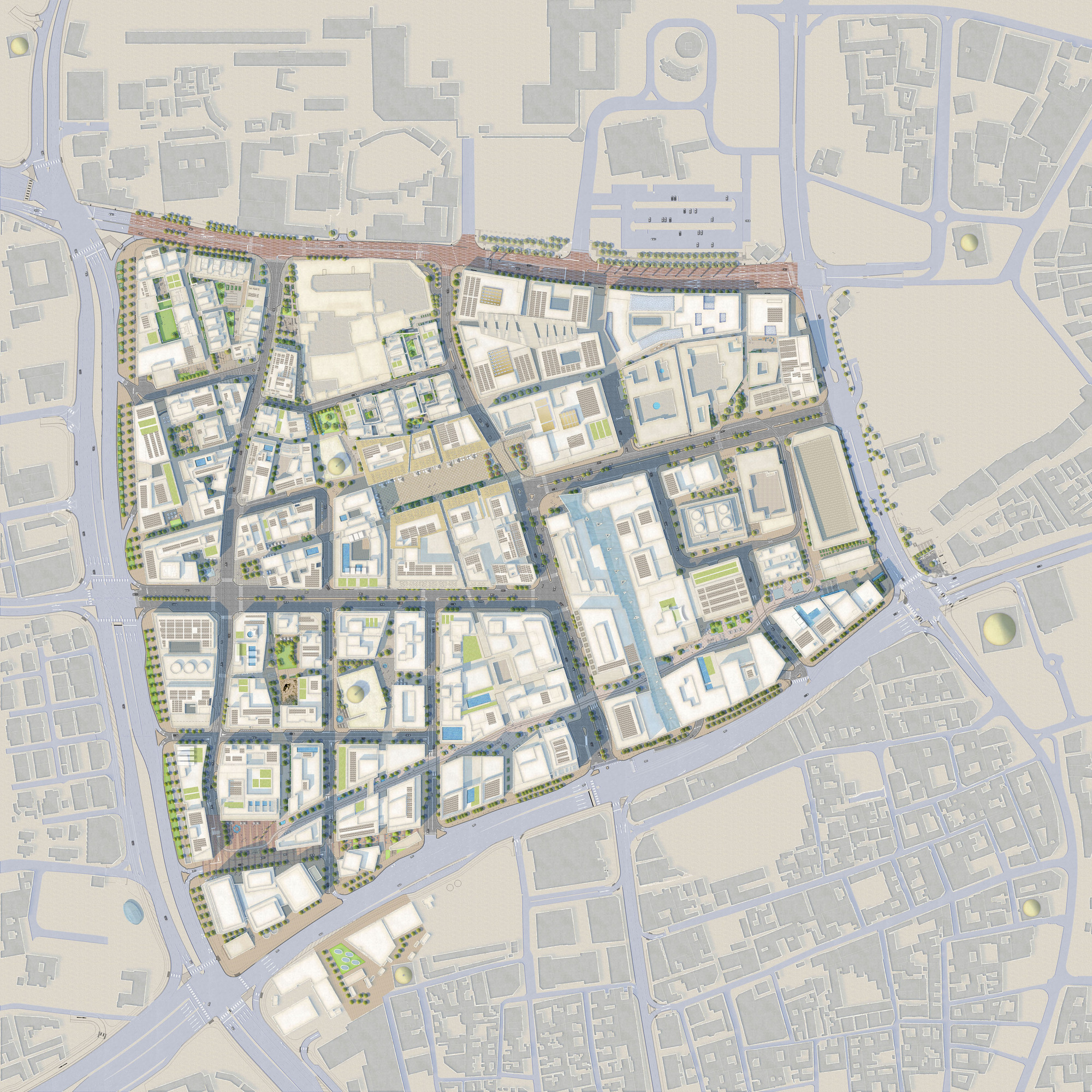 Galeria de Masterplan para Msheireb, Doha / Allies and Morrison + AECOM + Arup - 26