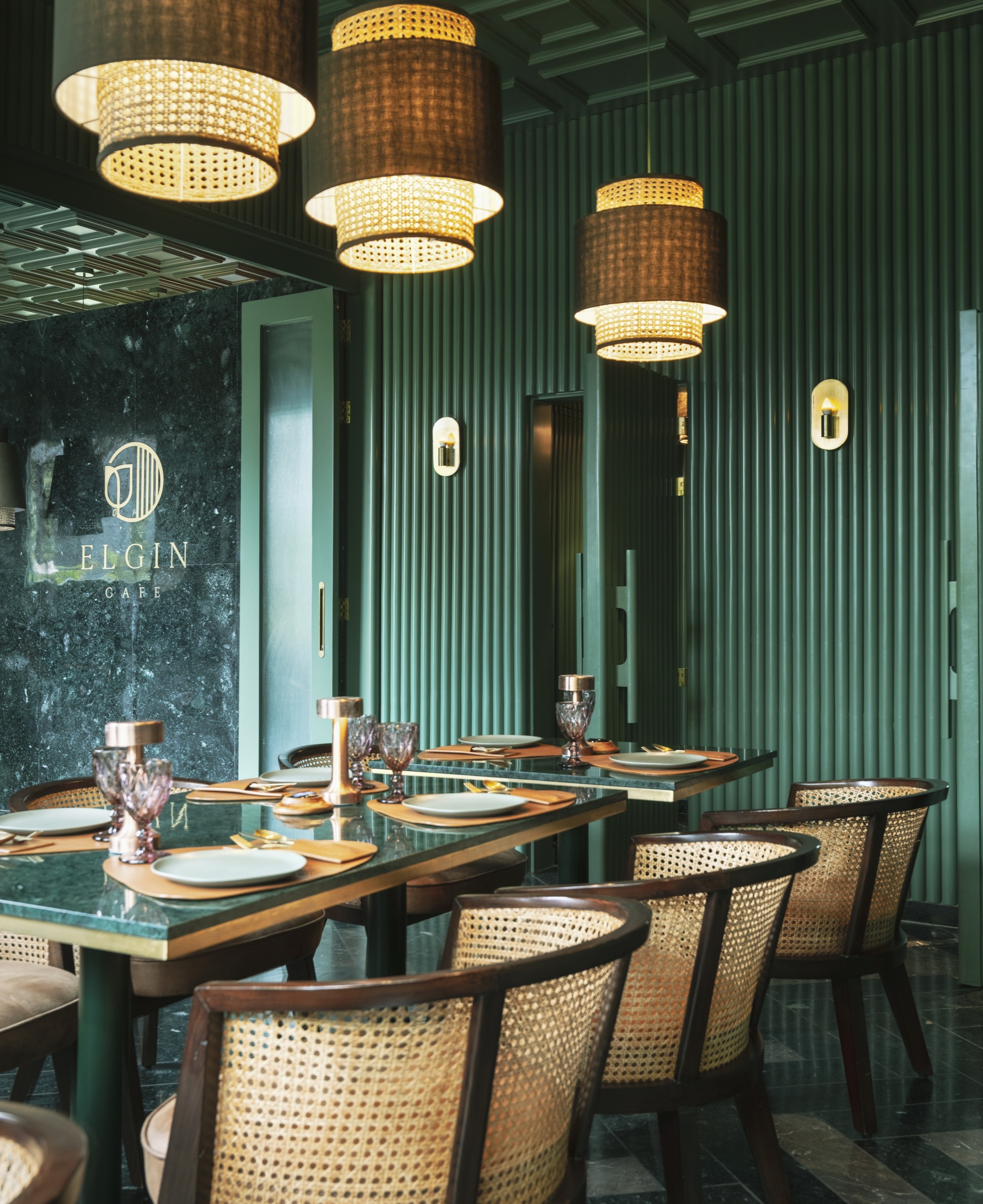 Gallery of The Fluted Emerald Elgin Cafe / RENESA Architecture Design ...