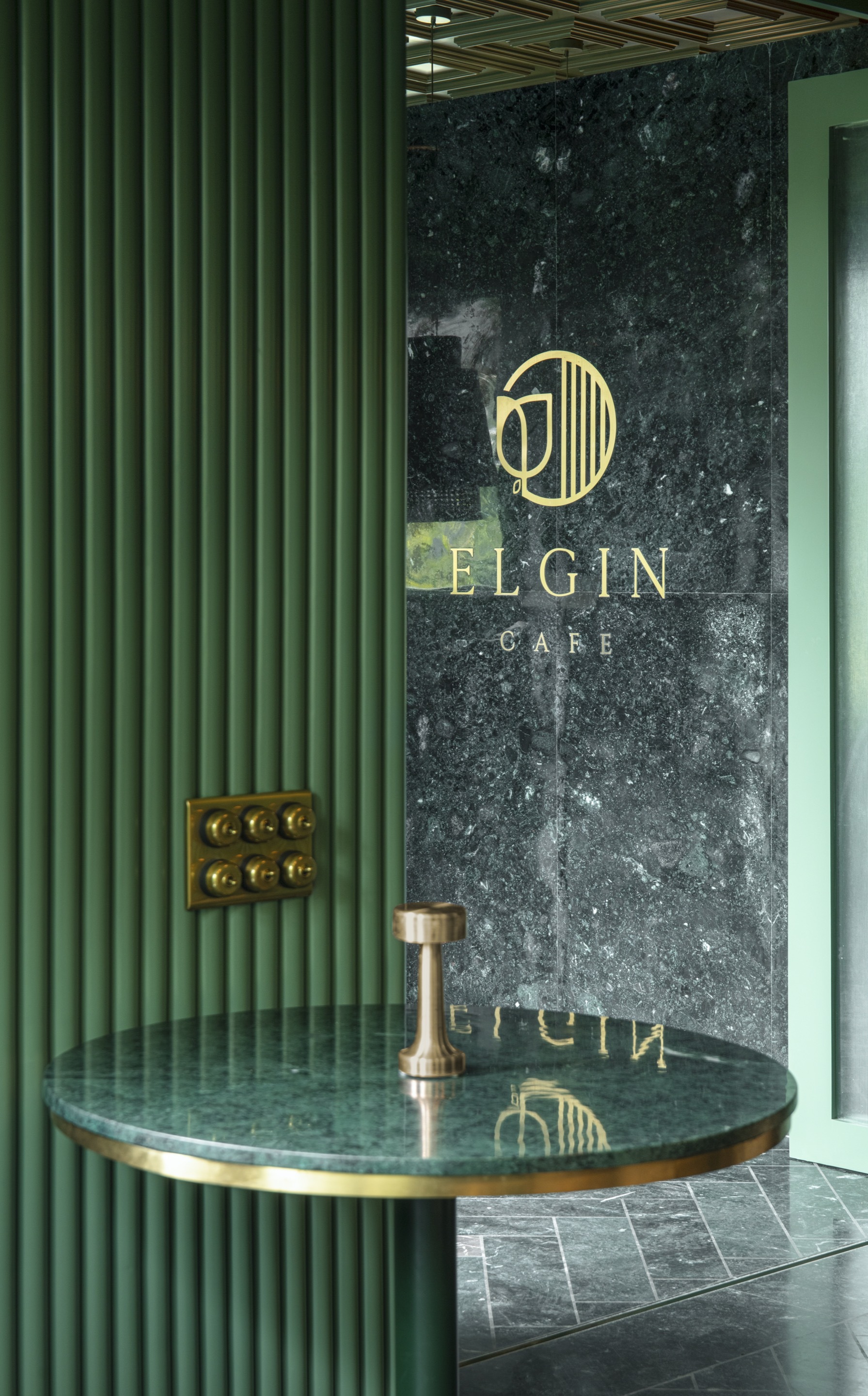 Gallery of The Fluted Emerald Elgin Cafe / RENESA Architecture Design ...