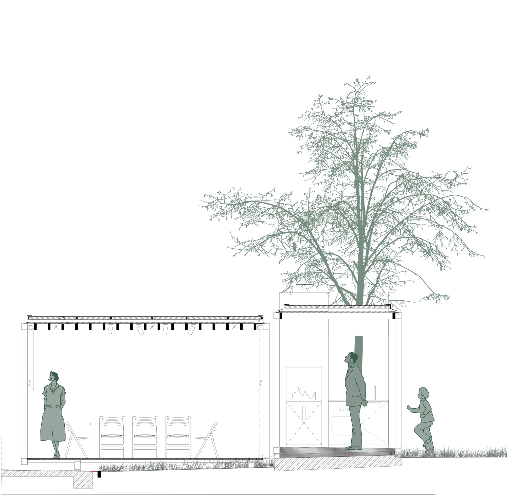 Gallery of Backyard Tree Pavilion / AnyColor - 22