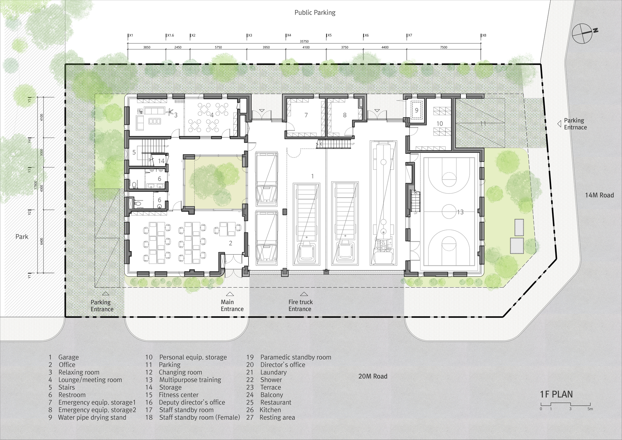 First Floor Plan Fire Station Floor Plan Design Fire Station Number