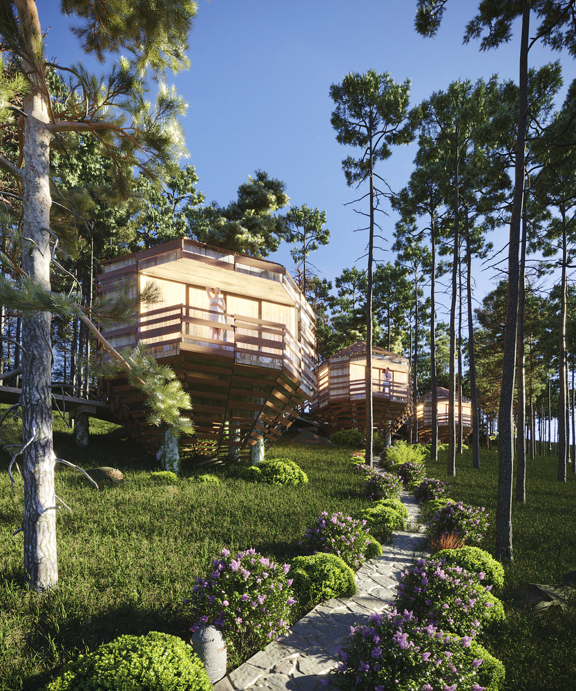 Gallery of A Circular Summer Retreat and a Native-Tree Inspired ...