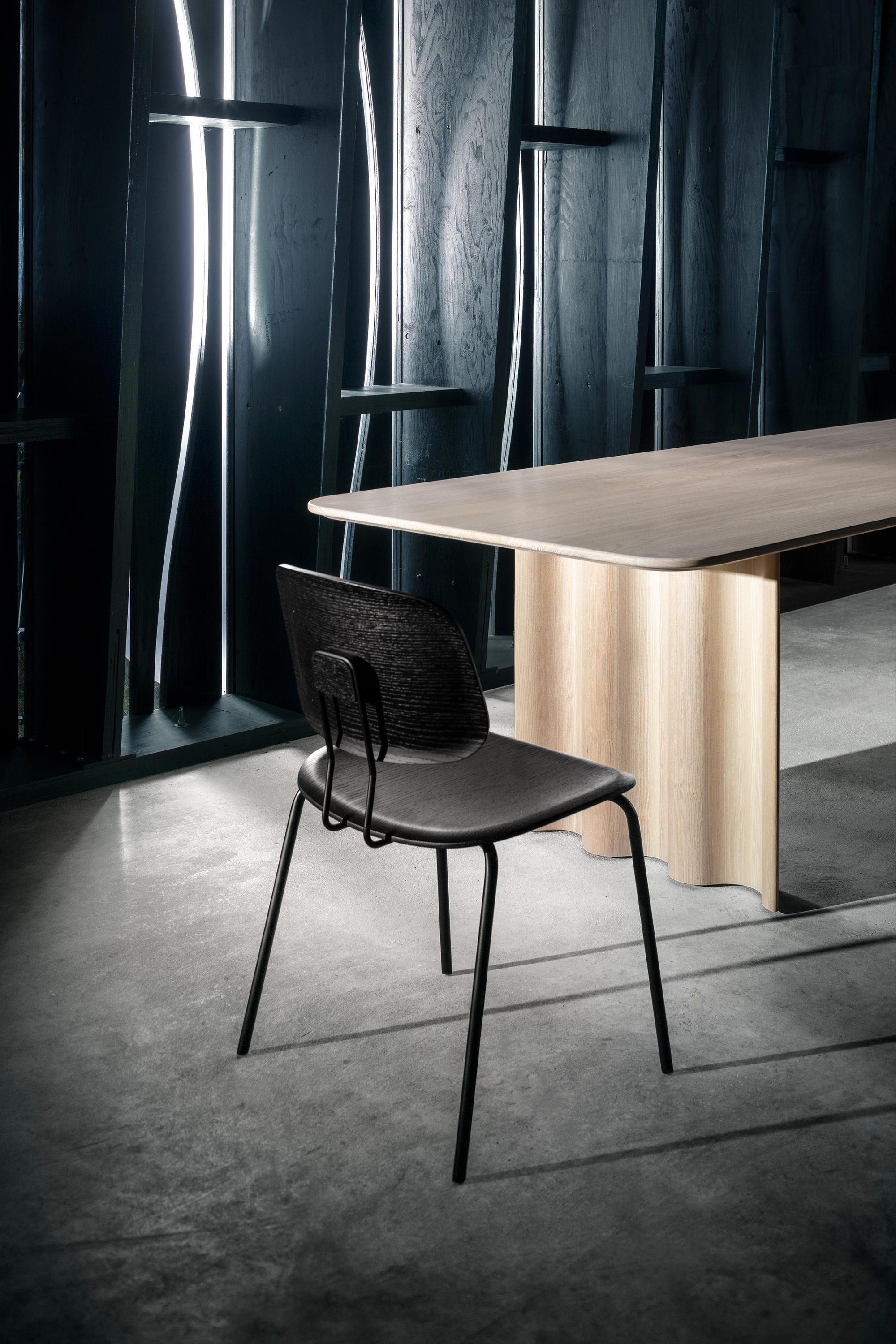 Gallery of Solid Wood Can Be Soft and Light: Zeitraum's New Curtain ...