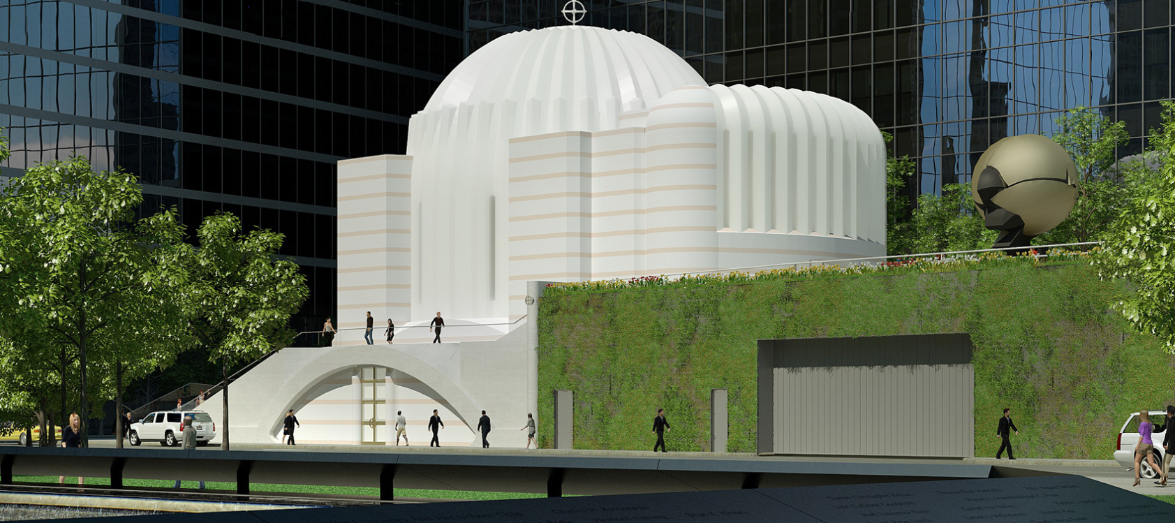 Gallery of Santiago Calatrava Rebuilds 9/11 Struck St. Nicholas Greek ...