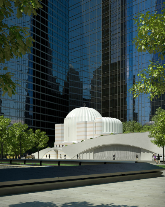 Gallery of Santiago Calatrava Rebuilds 9/11 Struck St. Nicholas Greek ...