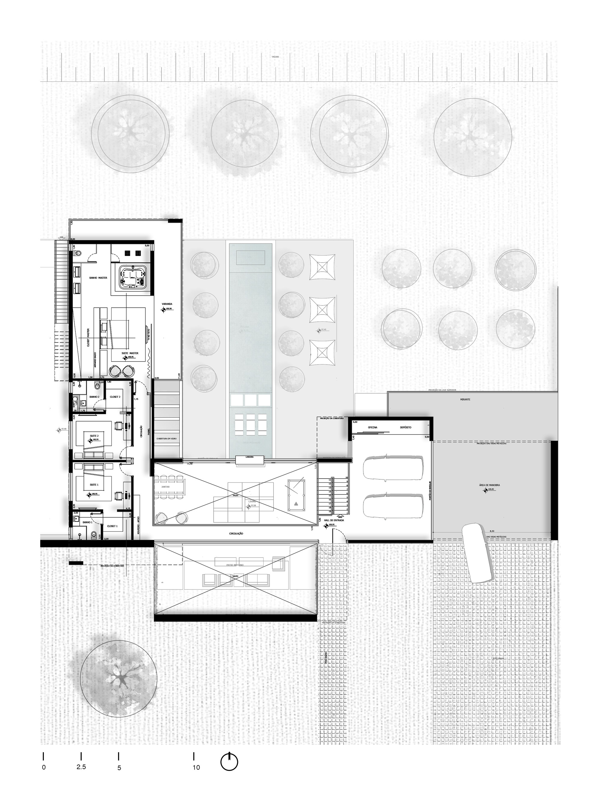 Plano De Planta Superior Casa En Ranón | Proyectos DyZ Desliza Para