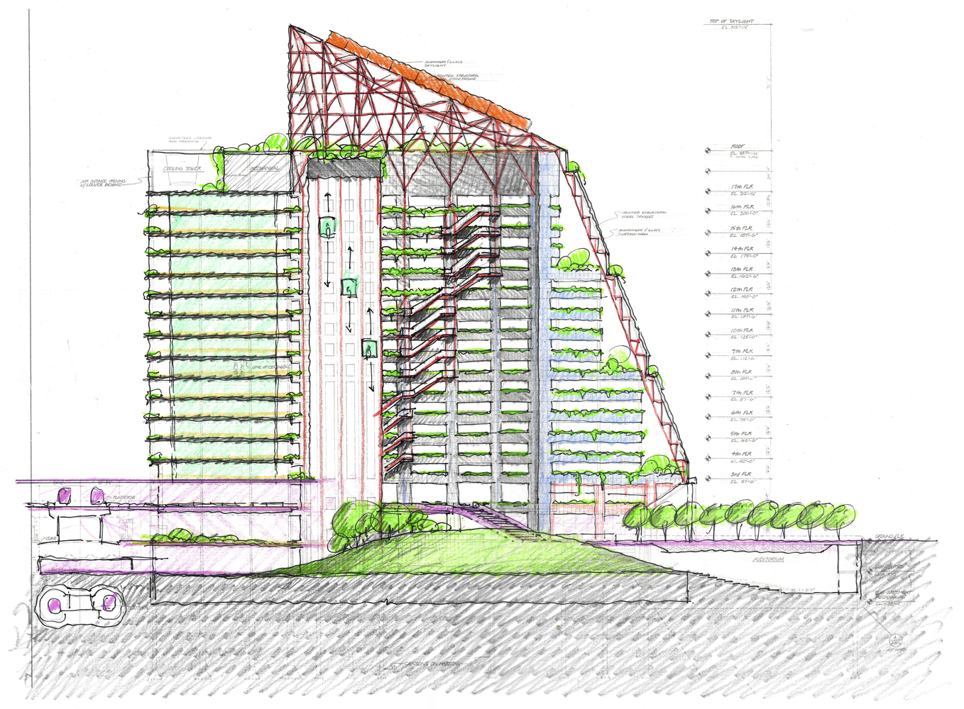 Gallery of Thompson Center Design Competition Announces Winners - 9