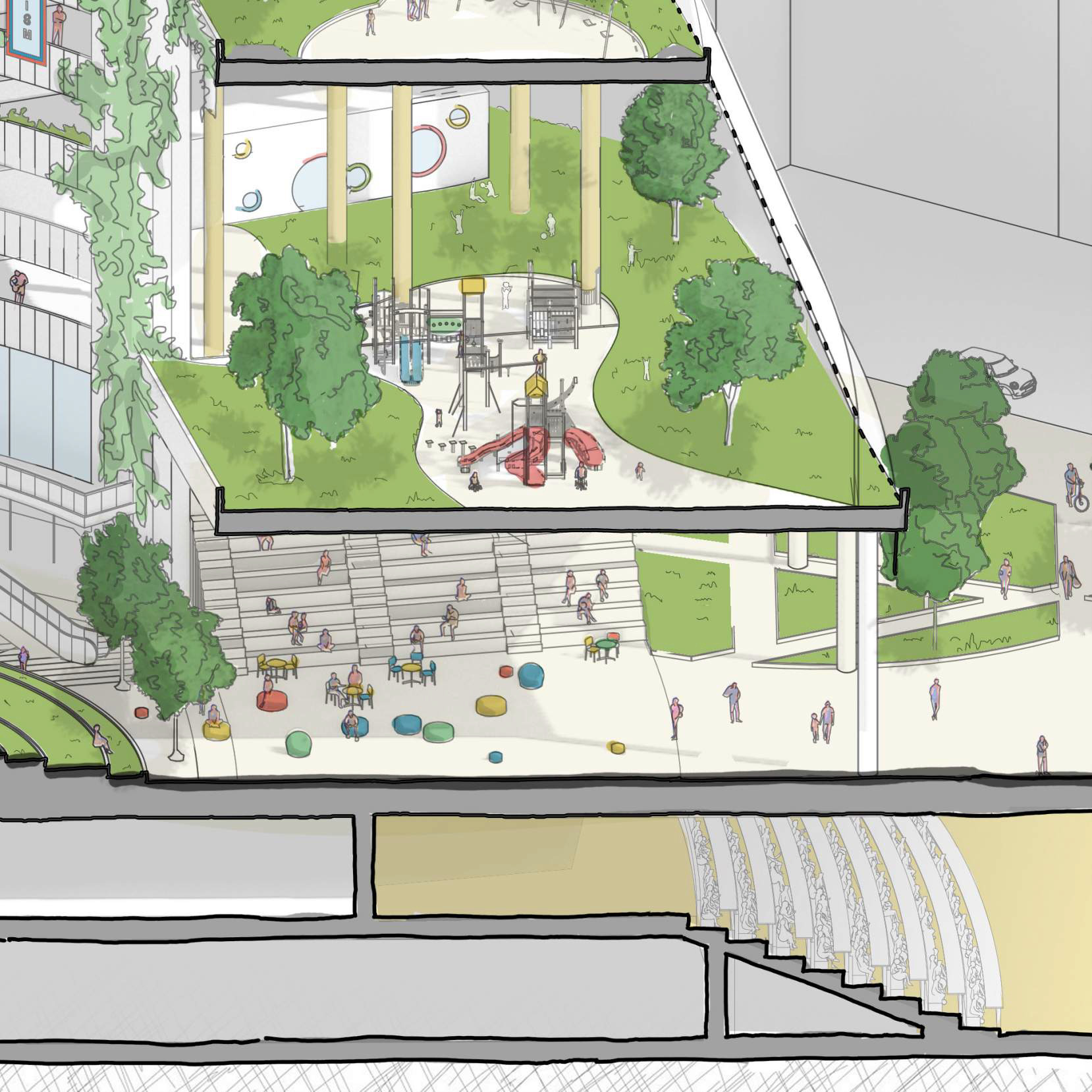 Gallery of Thompson Center Design Competition Announces Winners - 14