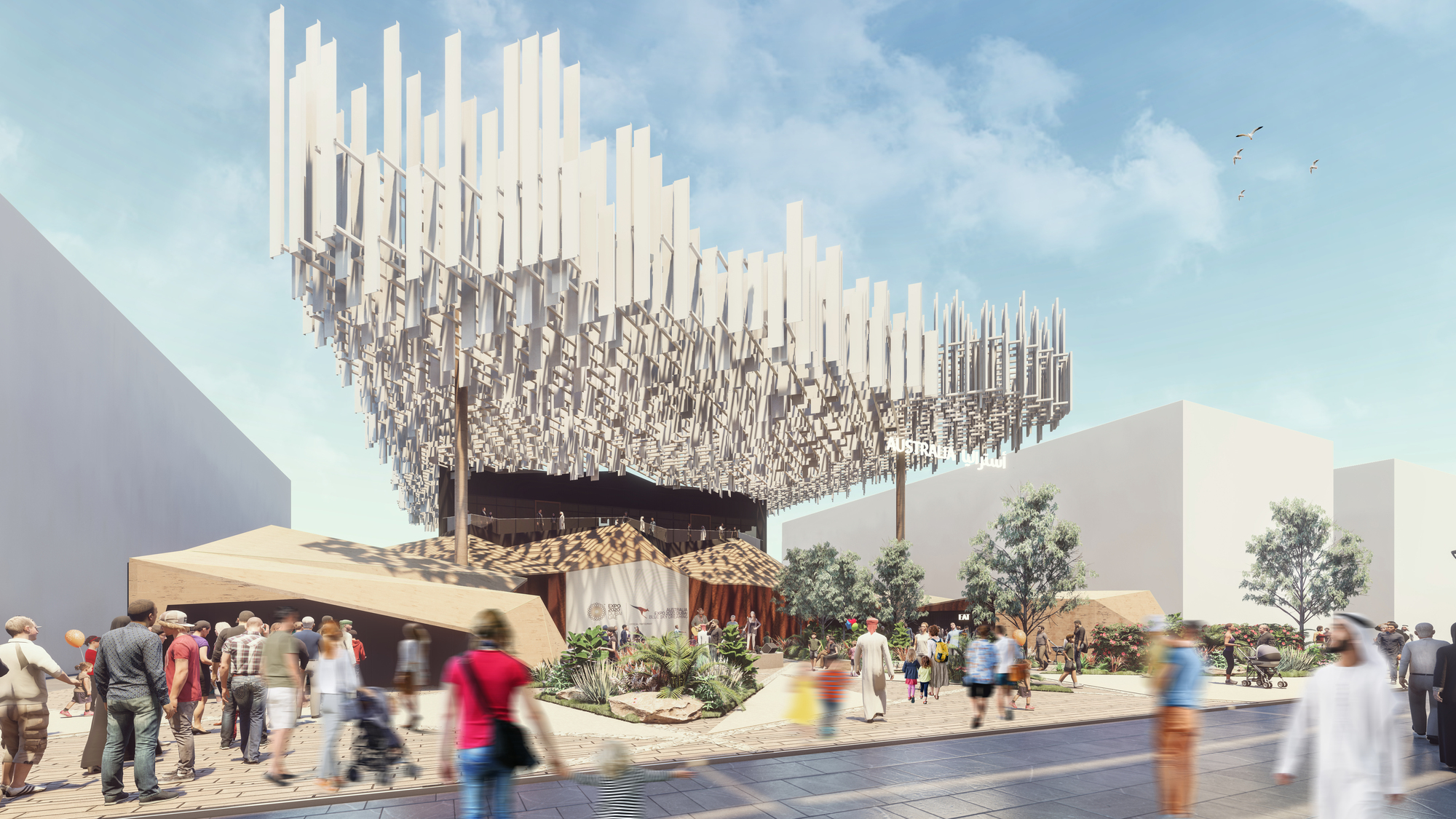 Gallery of Australian Pavilion at the Expo 2020 Dubai Echoes the ...