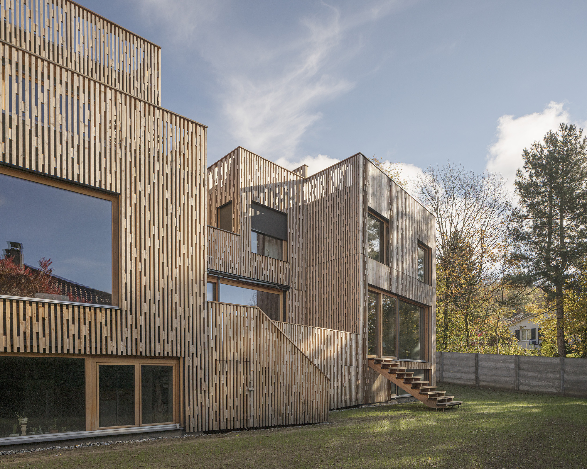 Gallery of 3 Attached Houses / PONT12 architectes - 9