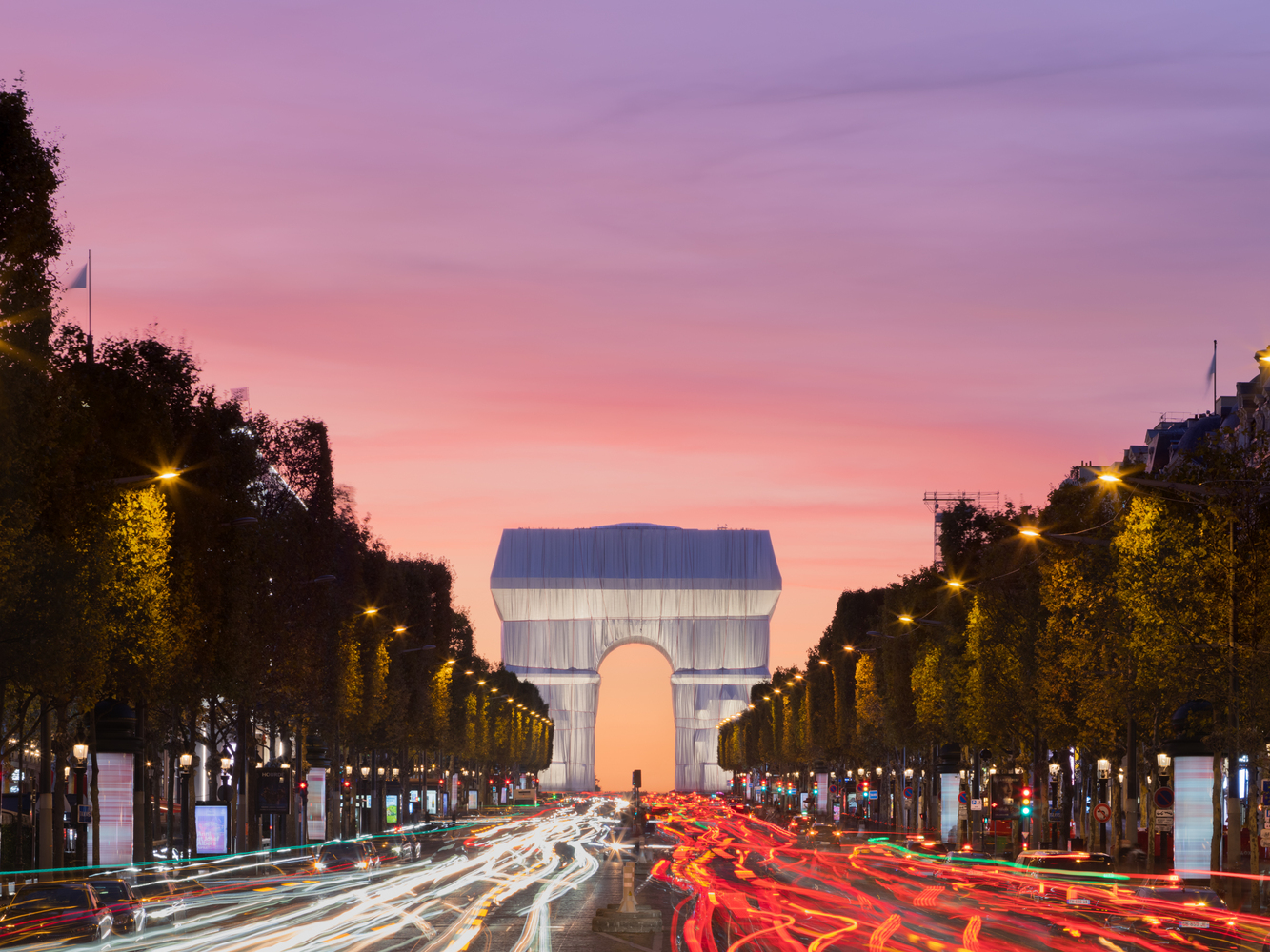 Galeria de Intervenção artística de Christo e Jeanne-Claude em Paris ...