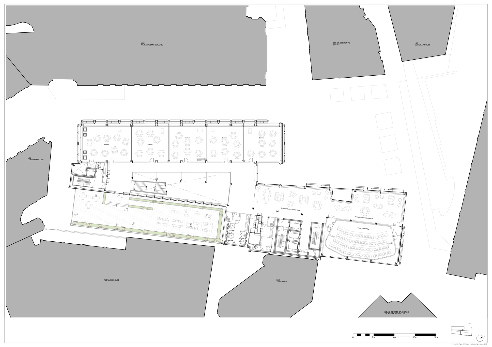 Gallery of LSE Centre Building / Rogers Stirk Harbour + Partners - 22