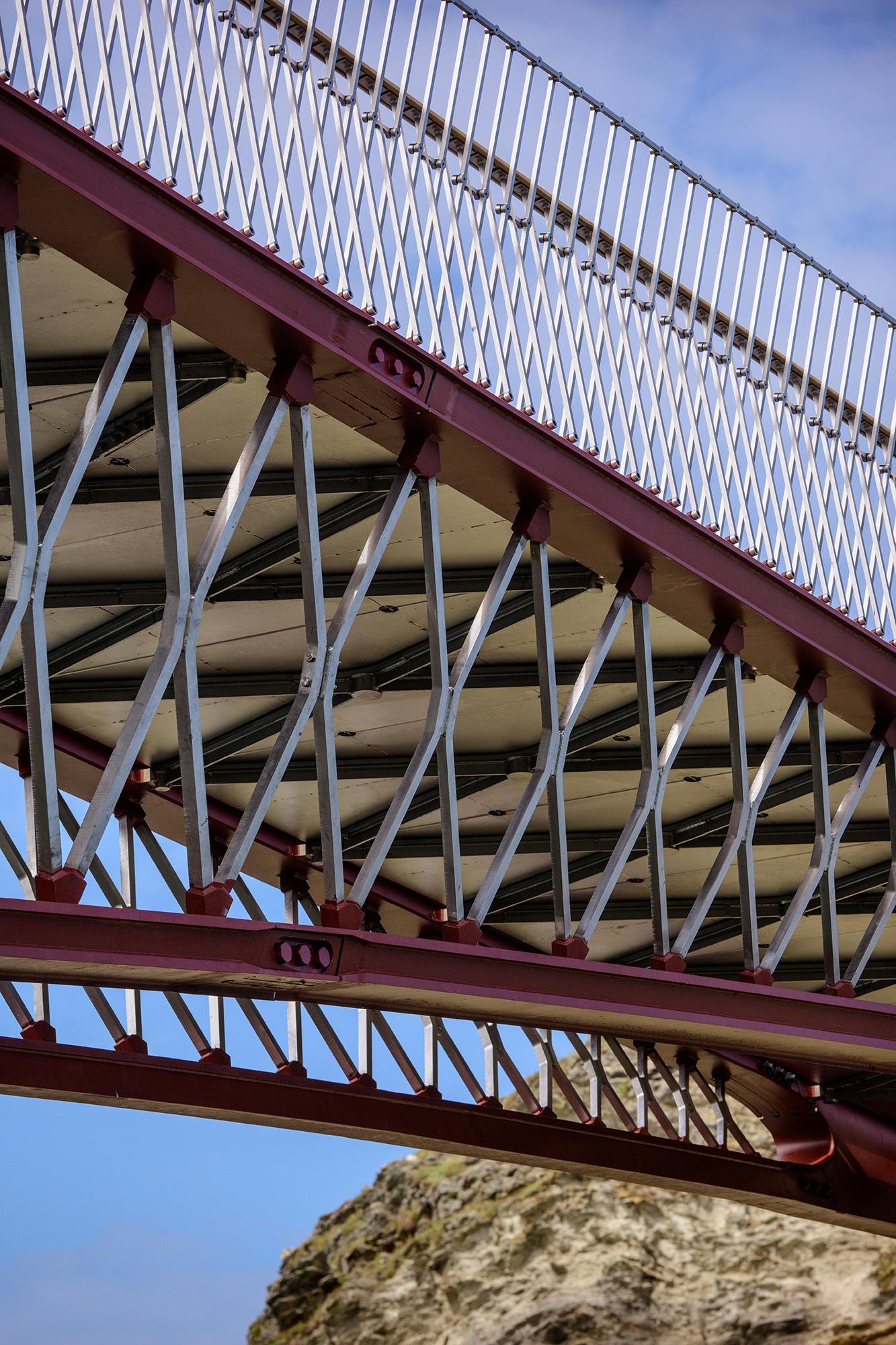 Gallery of Tintagel Castle Footbridge / Ney & Partners + William ...
