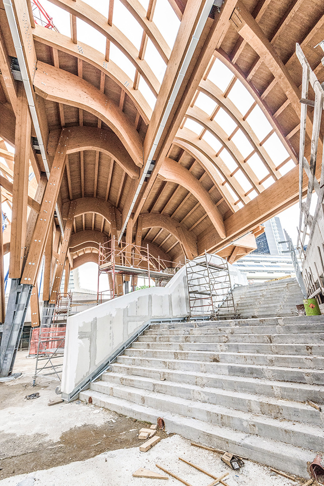 Gallery of New Images Reveal EMBT's Timber Central Station in Naples - 15