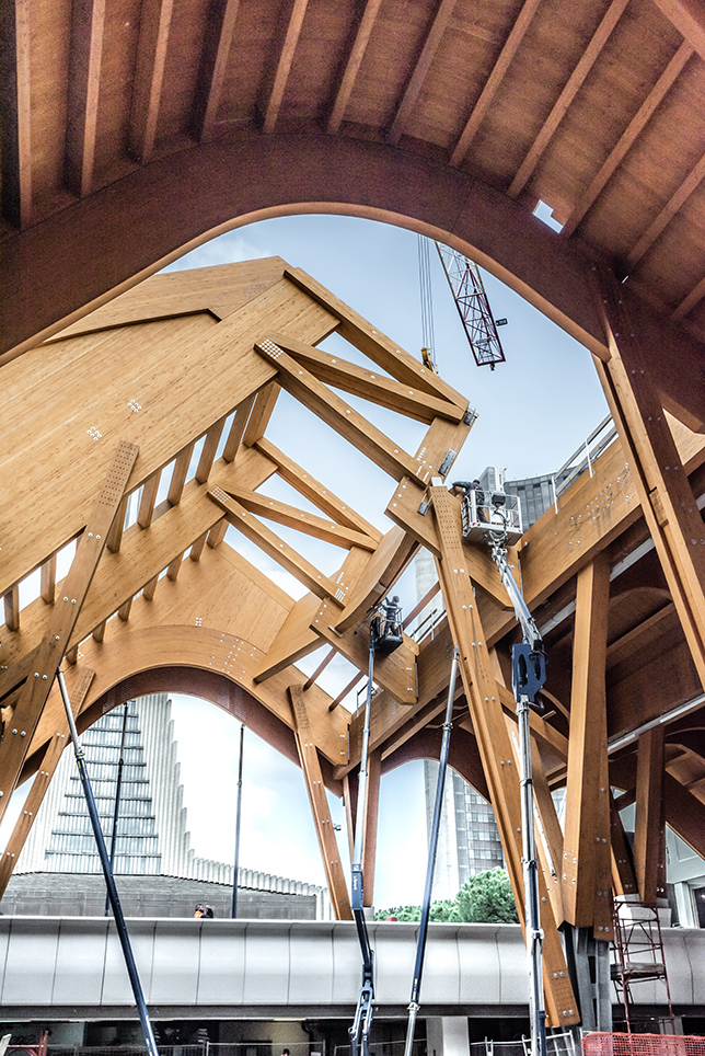 Gallery of New Images Reveal EMBT's Timber Central Station in Naples - 40