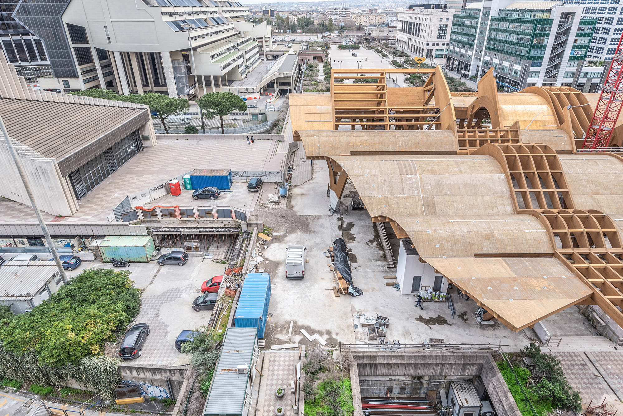 Gallery of New Images Reveal EMBT's Timber Central Station in Naples - 44