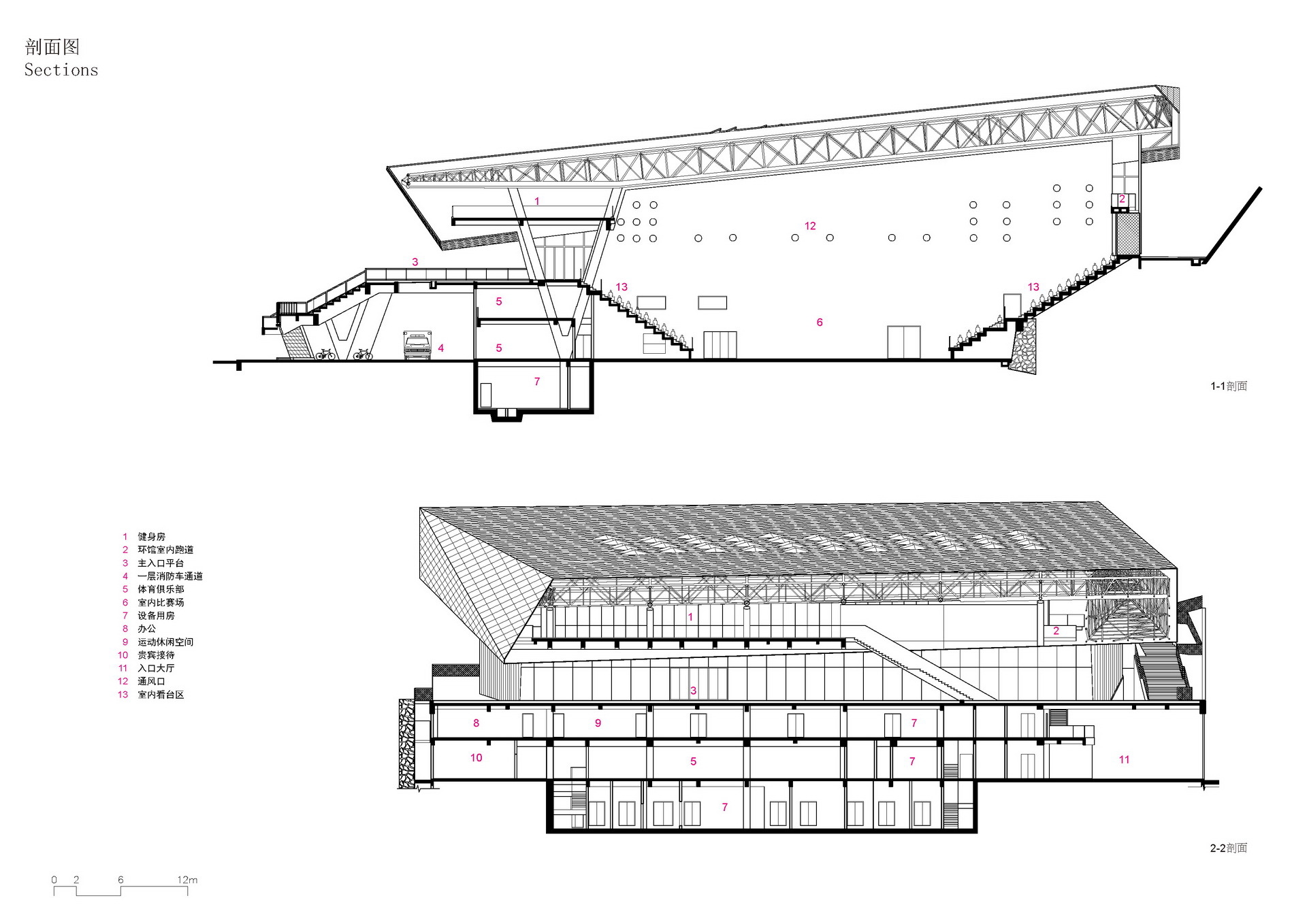 Gallery of Gymnasium of South University of Science and Technology ...