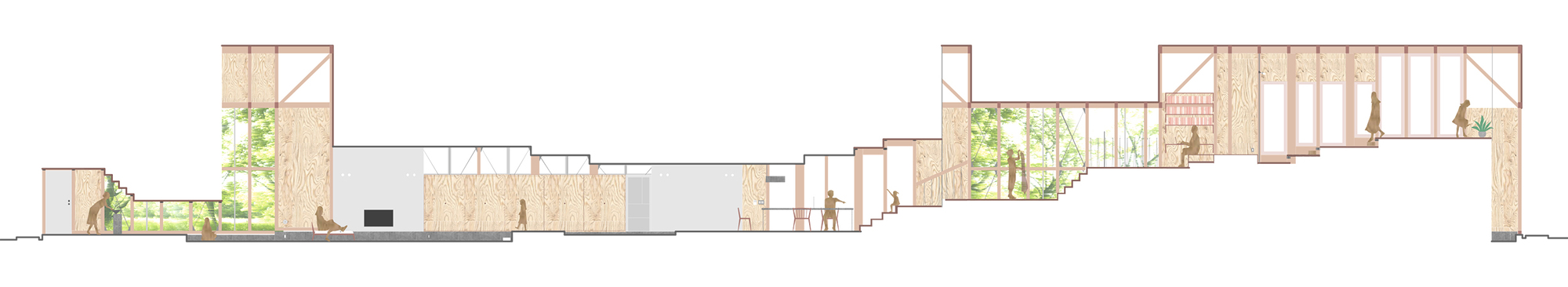 Gallery of Light-filled Stair Hall / KIRI Architects - 20