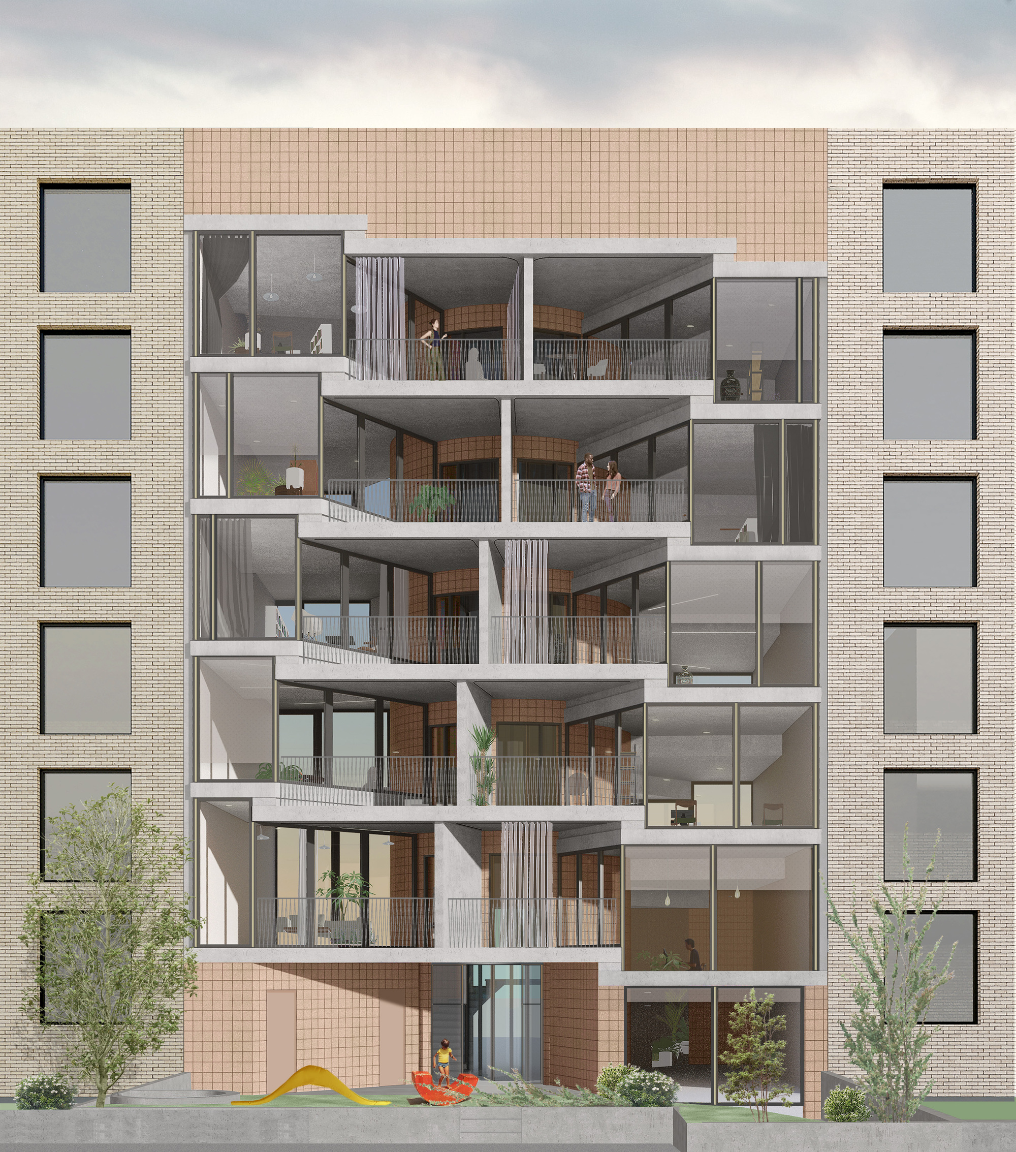 Gallery of Spiral House in Berlin Proposes a New Residential Typology ...