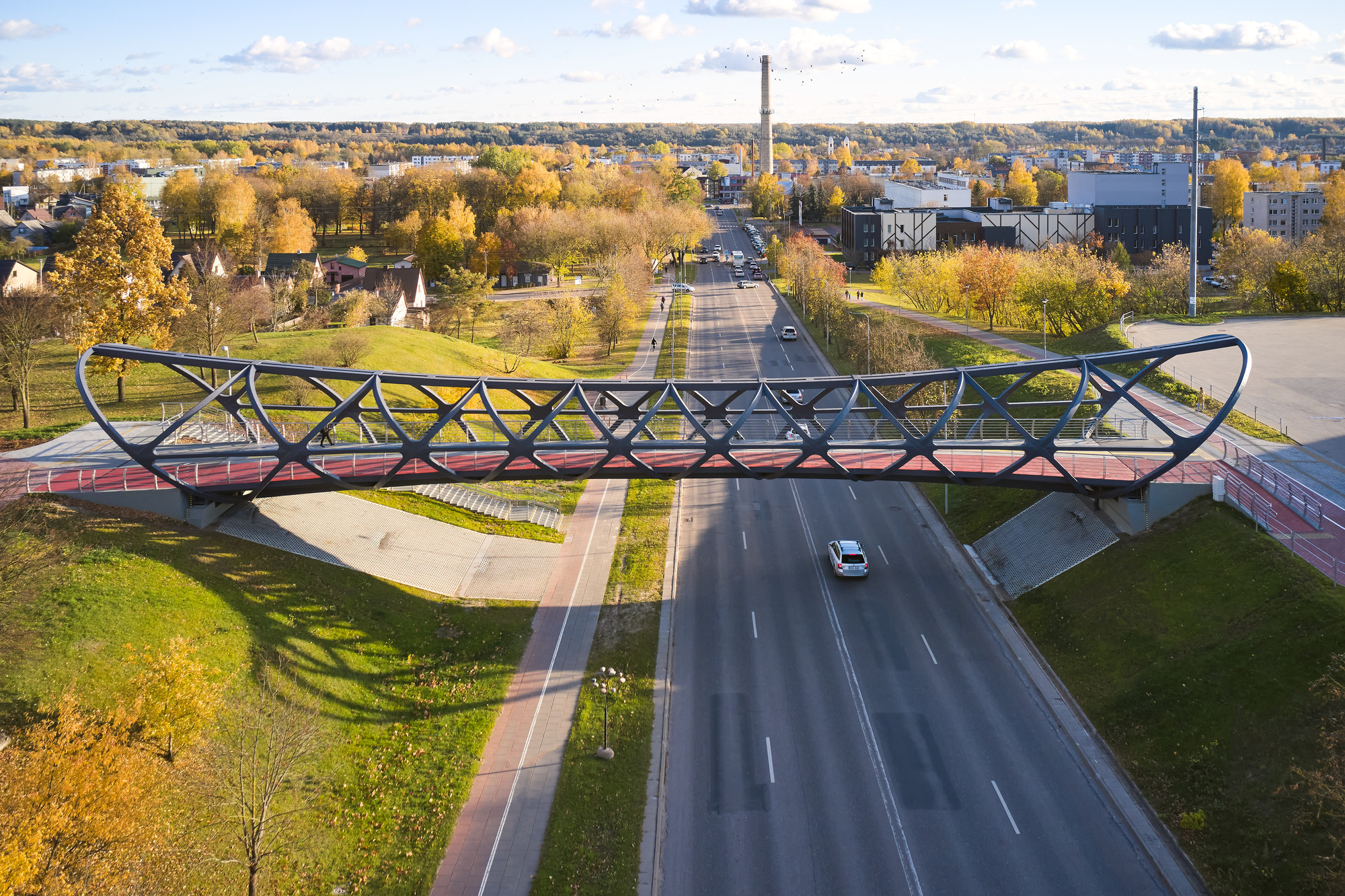 Gallery of Pedestrian Bridge in Jonava / Architektüros linija - 4