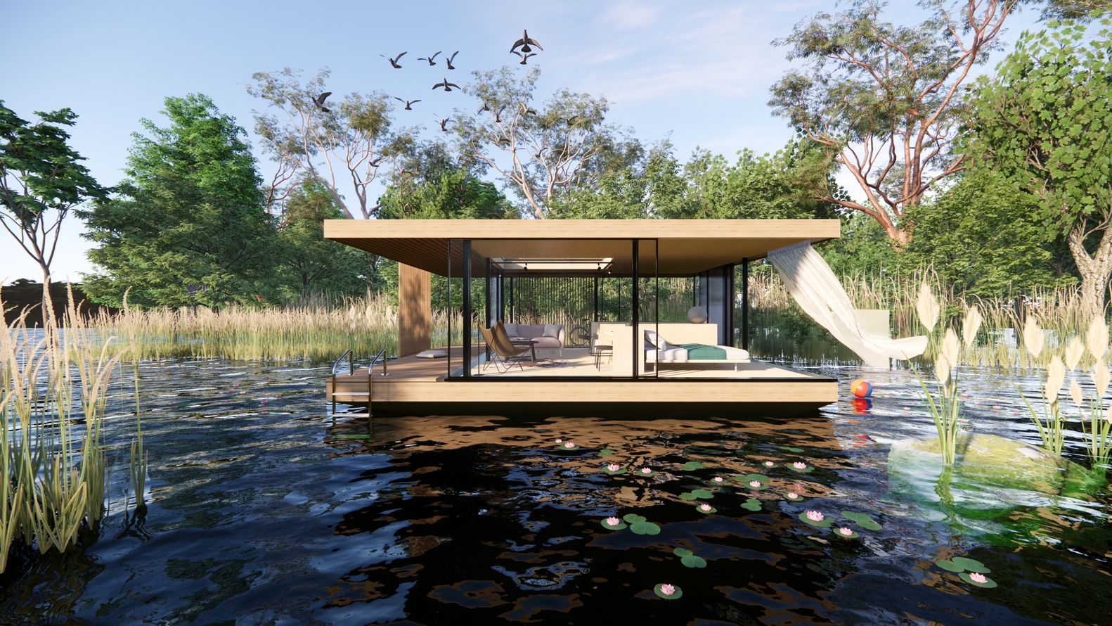 Gallery of A Floating Home in Canada and a Private Villa in Egypt: 8 ...
