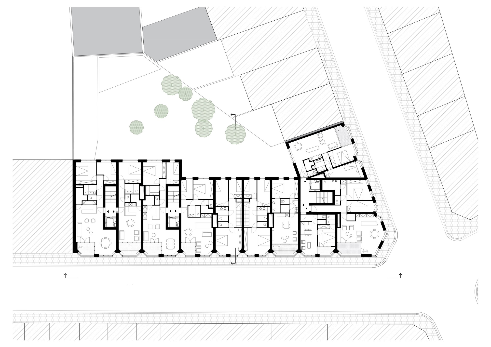 Gallery of W.PLACE Apartments / B-architecten - 17