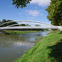 Kalvarsky Most - Cyclist Bridge across the River Nitra / Strasky, Husty ...