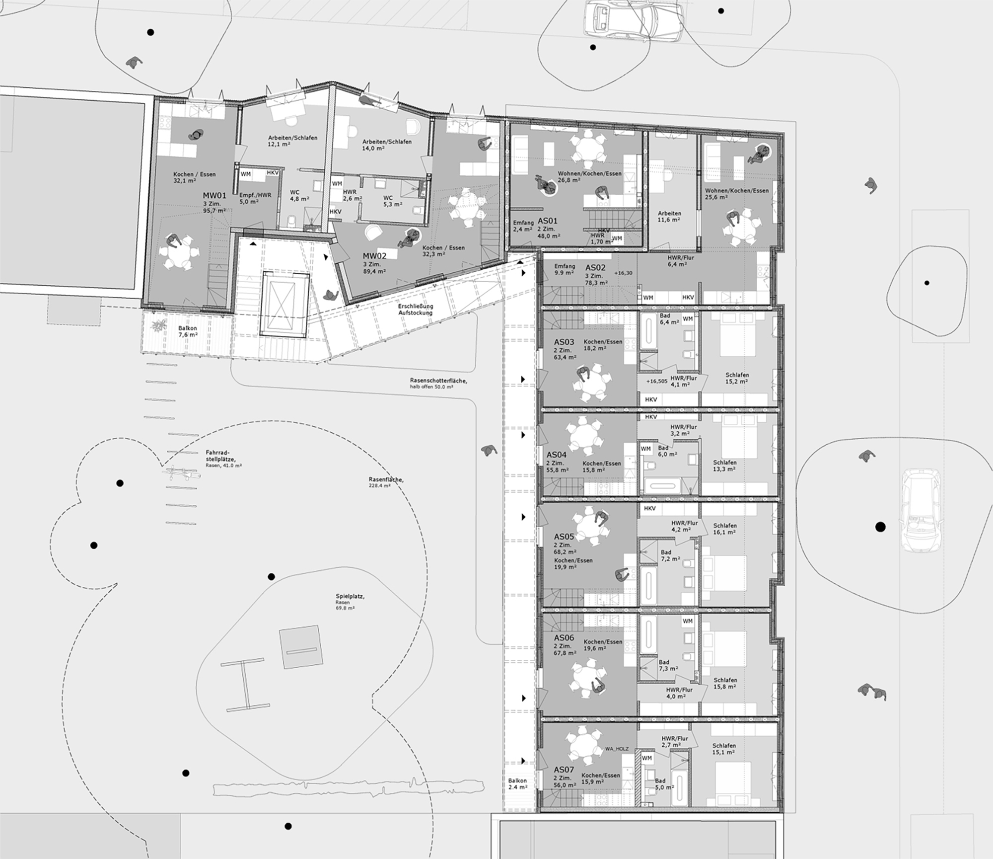 Gallery of Iceberg Residential Building / rundzwei Architekten - 18