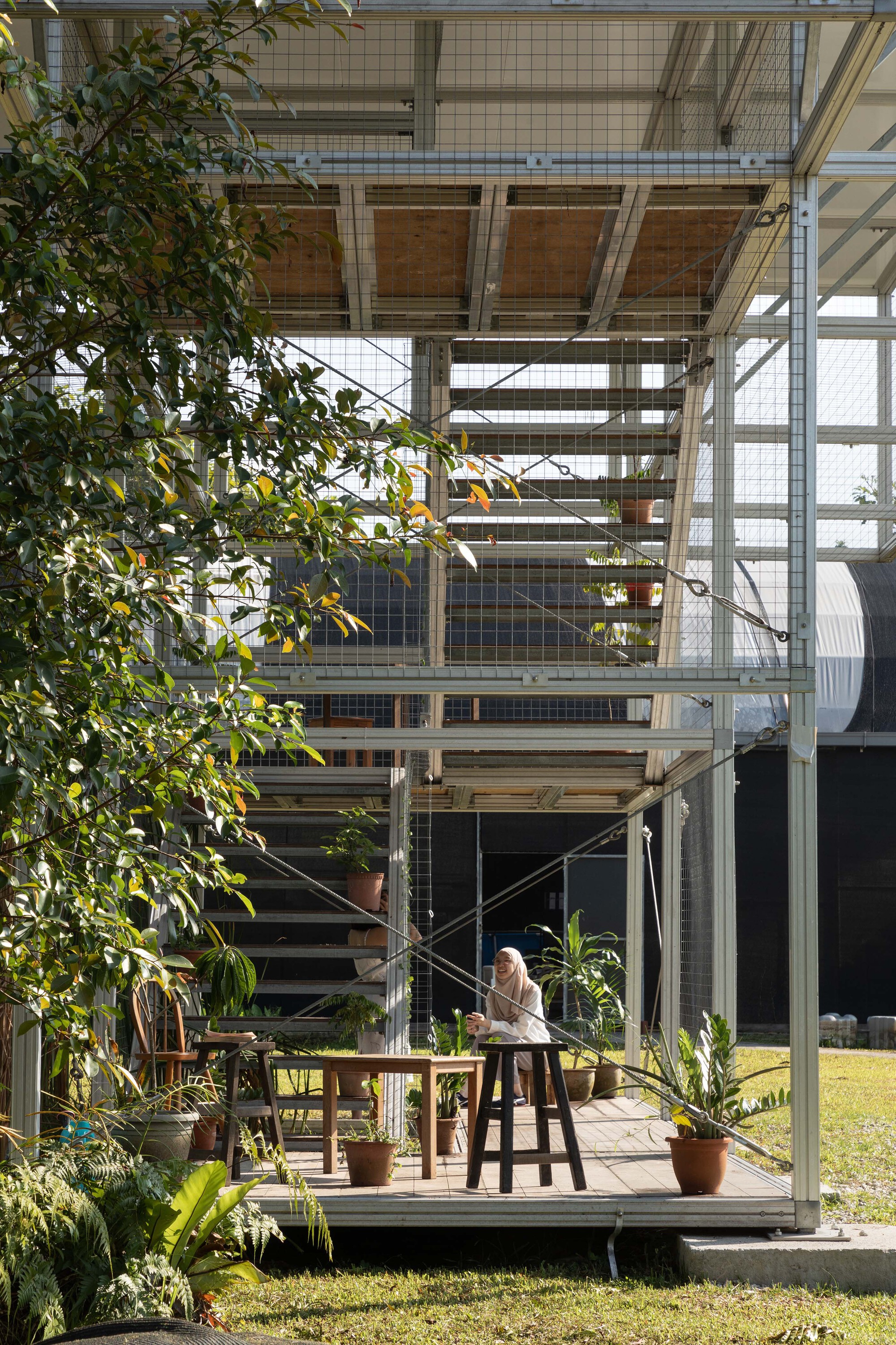 Gallery of Green Agora Pavilion / Spatial Anatomy - 13