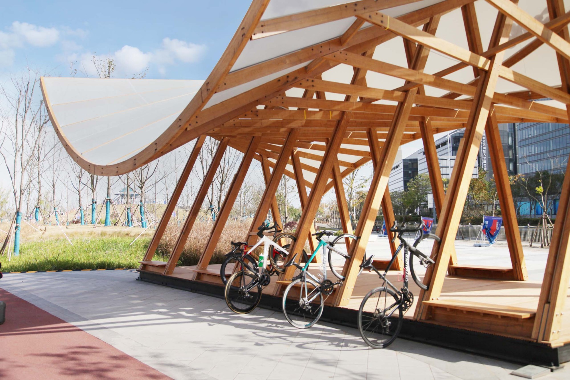 Gallery of Cycling Pavilion / A.C.R.E. Atelier + School of art design ...