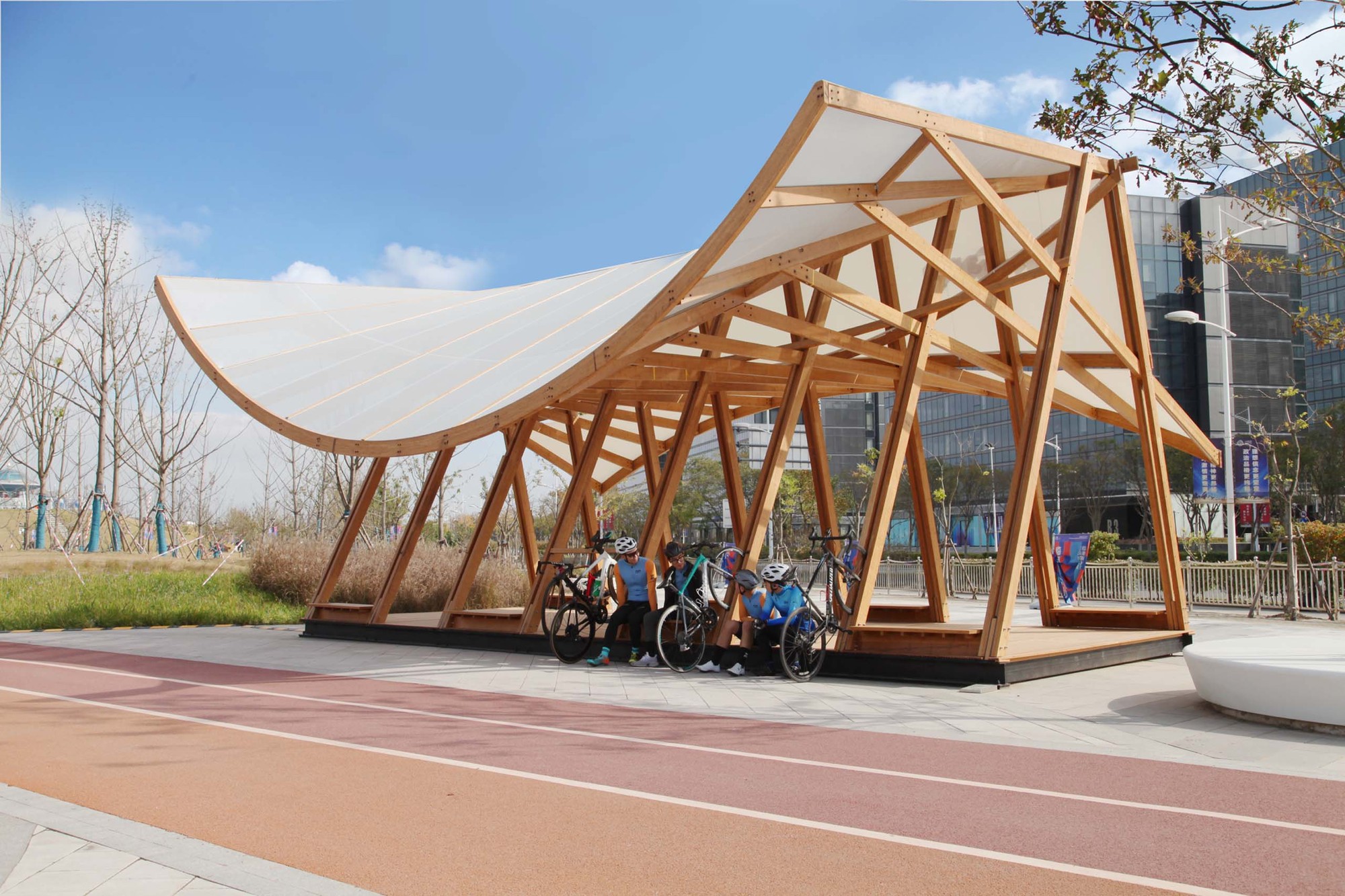 Gallery of Cycling Pavilion / A.C.R.E. Atelier + School of art design ...