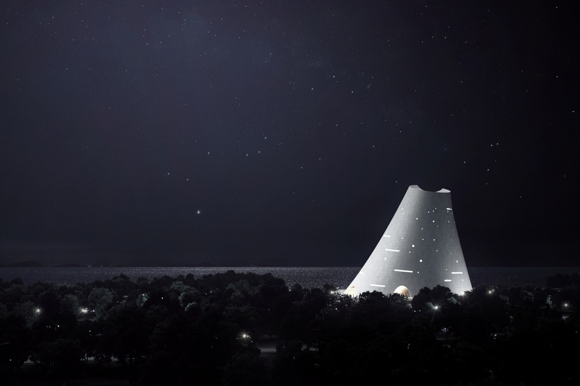 Gallery of OPEN Reveals Design for Yantai's New Landmark - 1