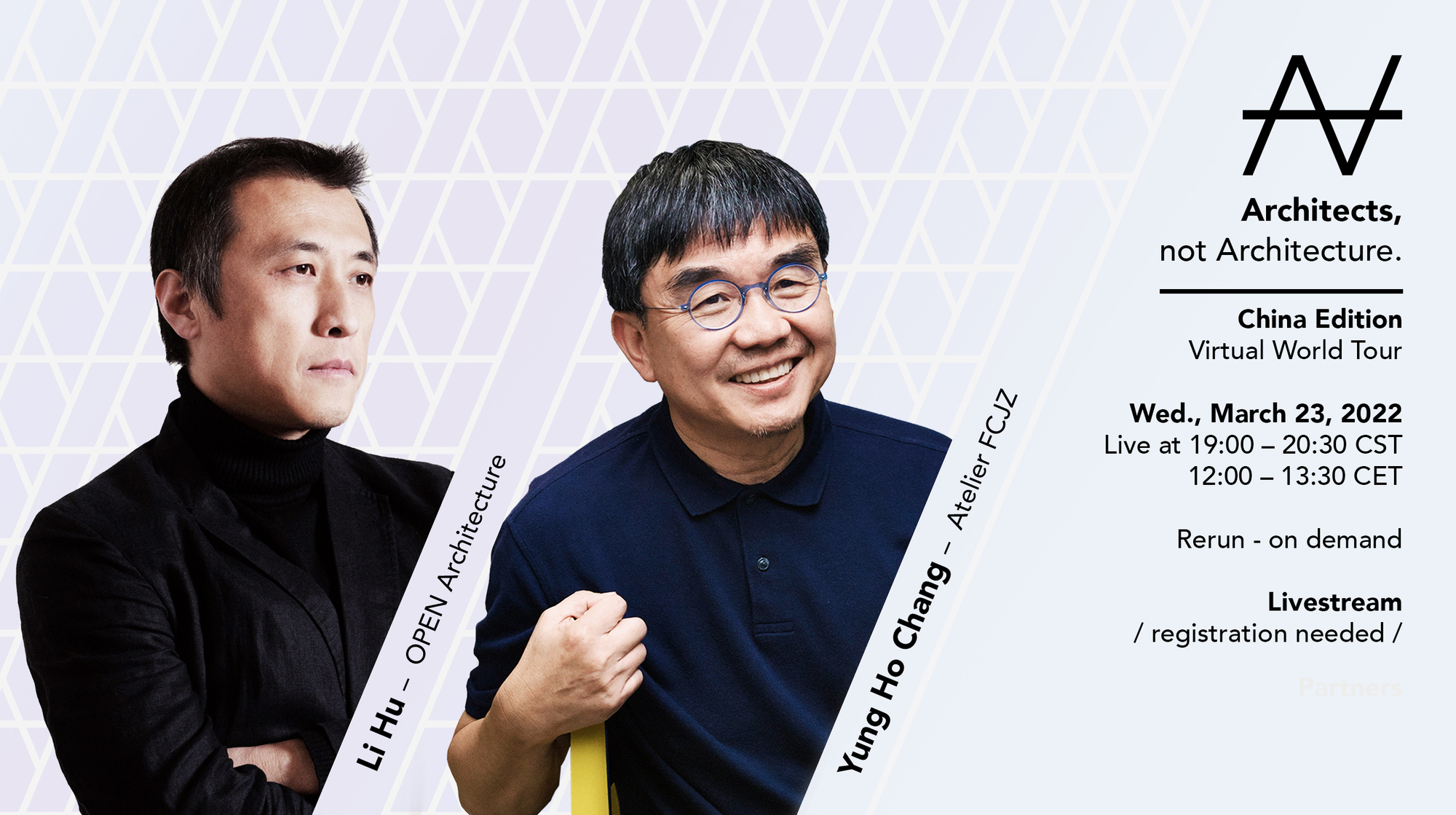 VWT China Edition with Li Hu & Yung Ho Chang | ArchDaily