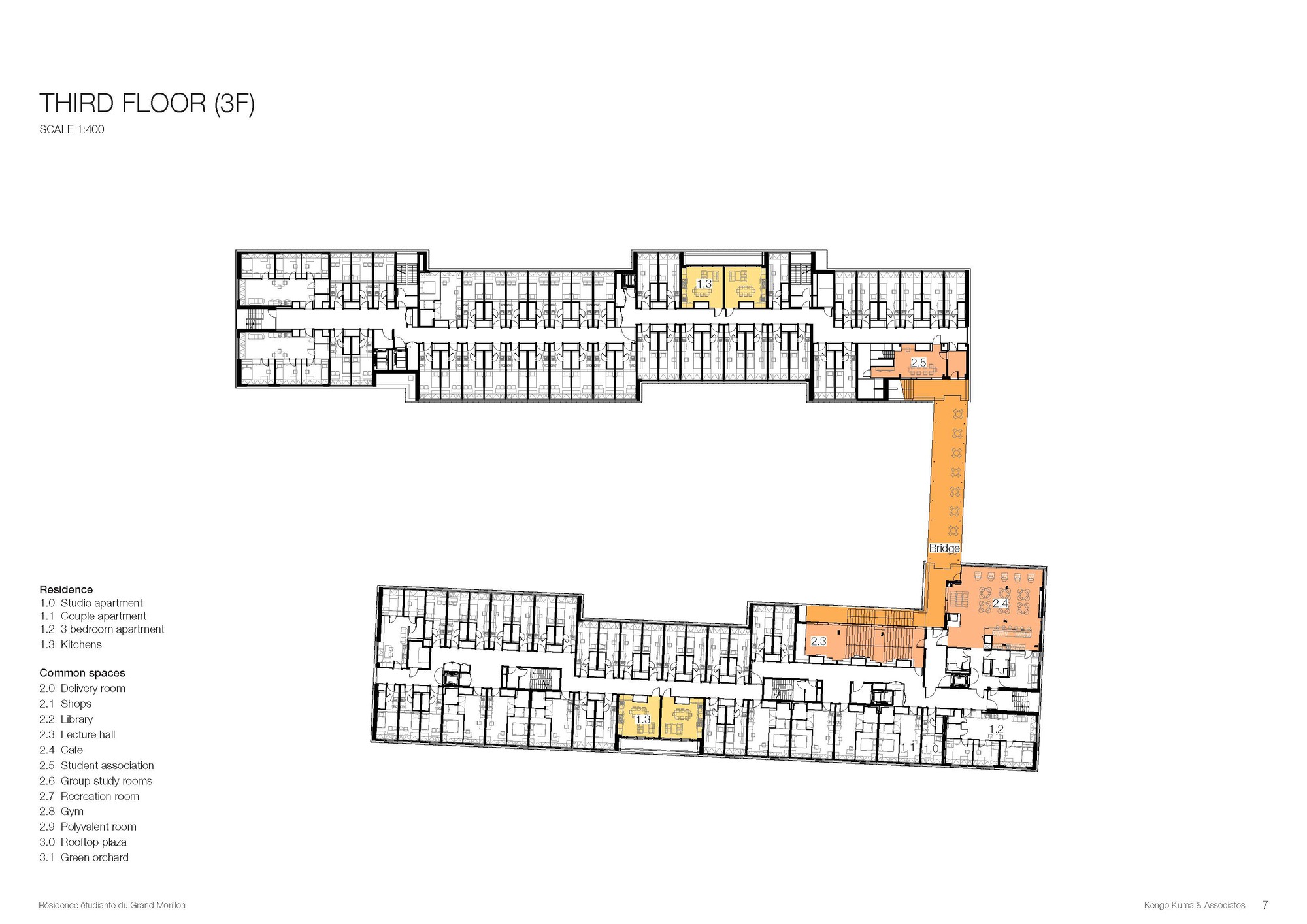 Gallery of Grand Morillon Student Residence / Kengo Kuma & Associates - 17